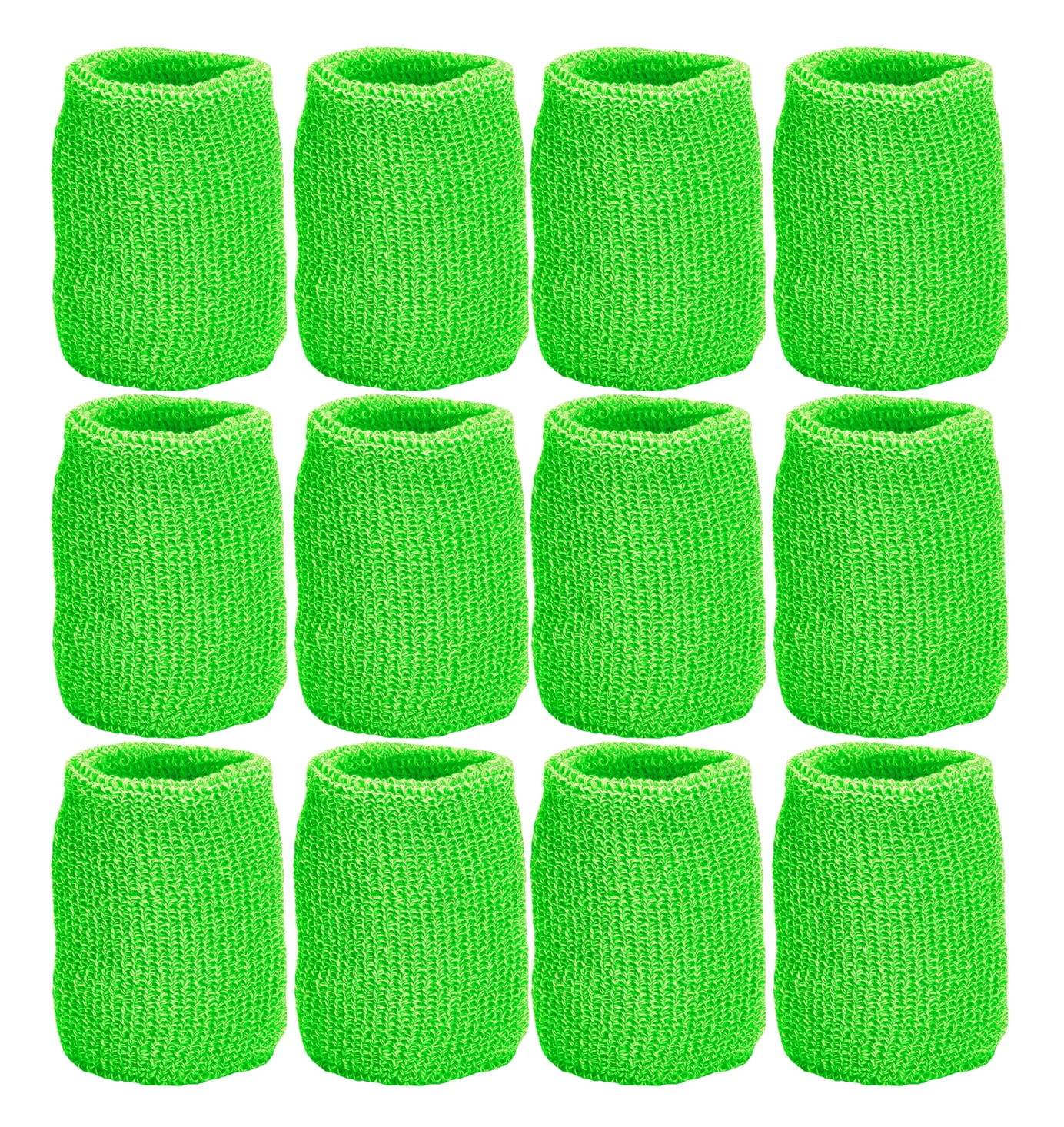 Unique Sports Athletic Performance Wristbands - Lime Green - Walmart.com