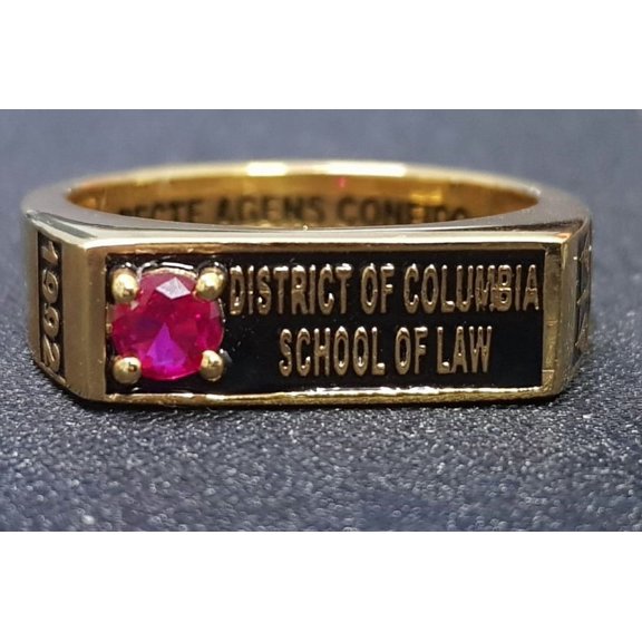 Women 925 Sterling Silver CZ GemStone Custom High School Class Ring for ...