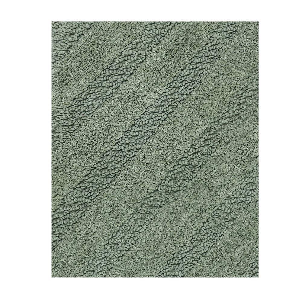 Unique Stripe Honeycomb Sculptured Bath Rug Is Made Soft Plush Cotton ...