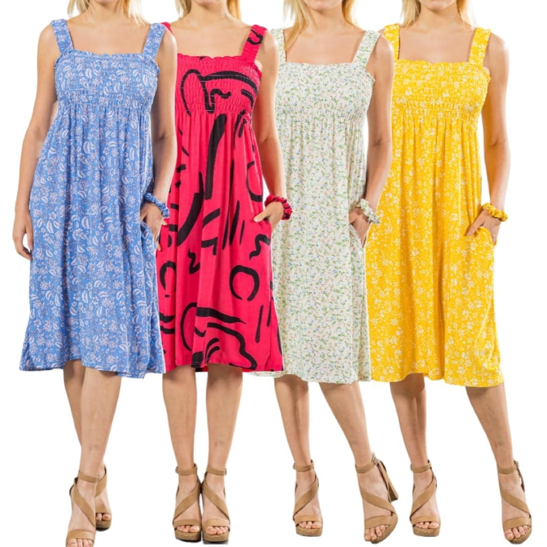 Unique Styles Asfoor Women's Sundresses Size L in Set of 4, best beach ...