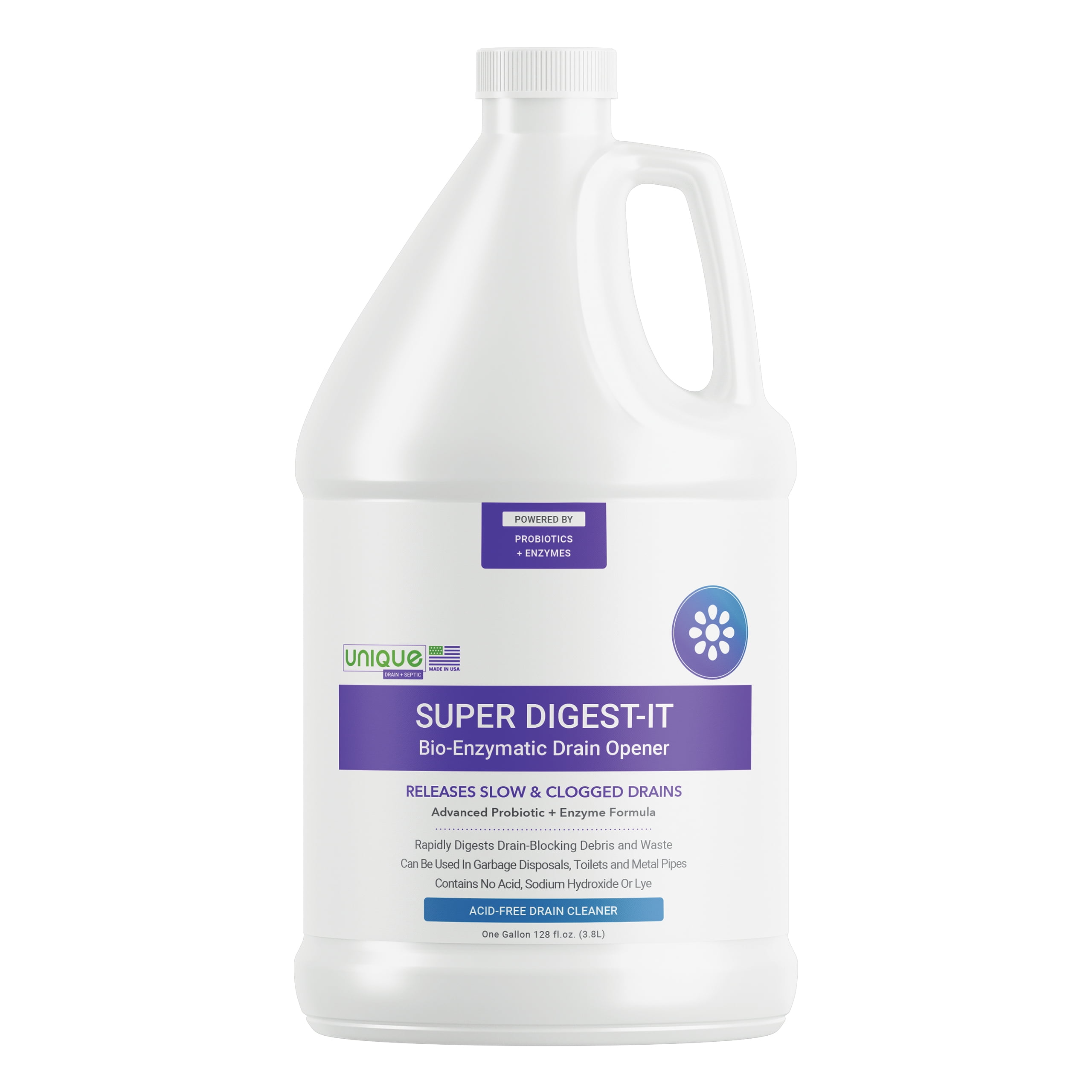 Unique Super Digest-It, Fresh Scent, Drain Opener, Safe for All Pipes ...