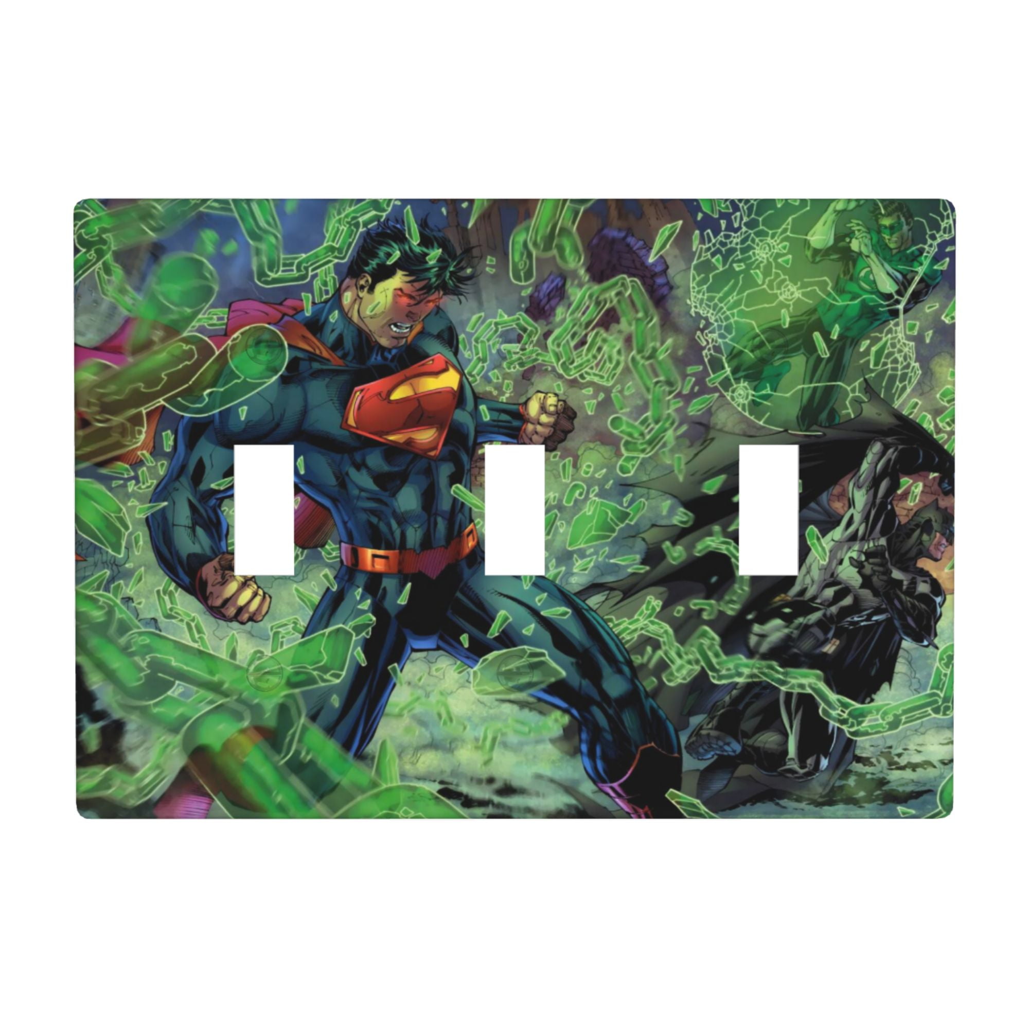 Unique Superhero series Cartoon - Themed Triple Toggle Switch ...