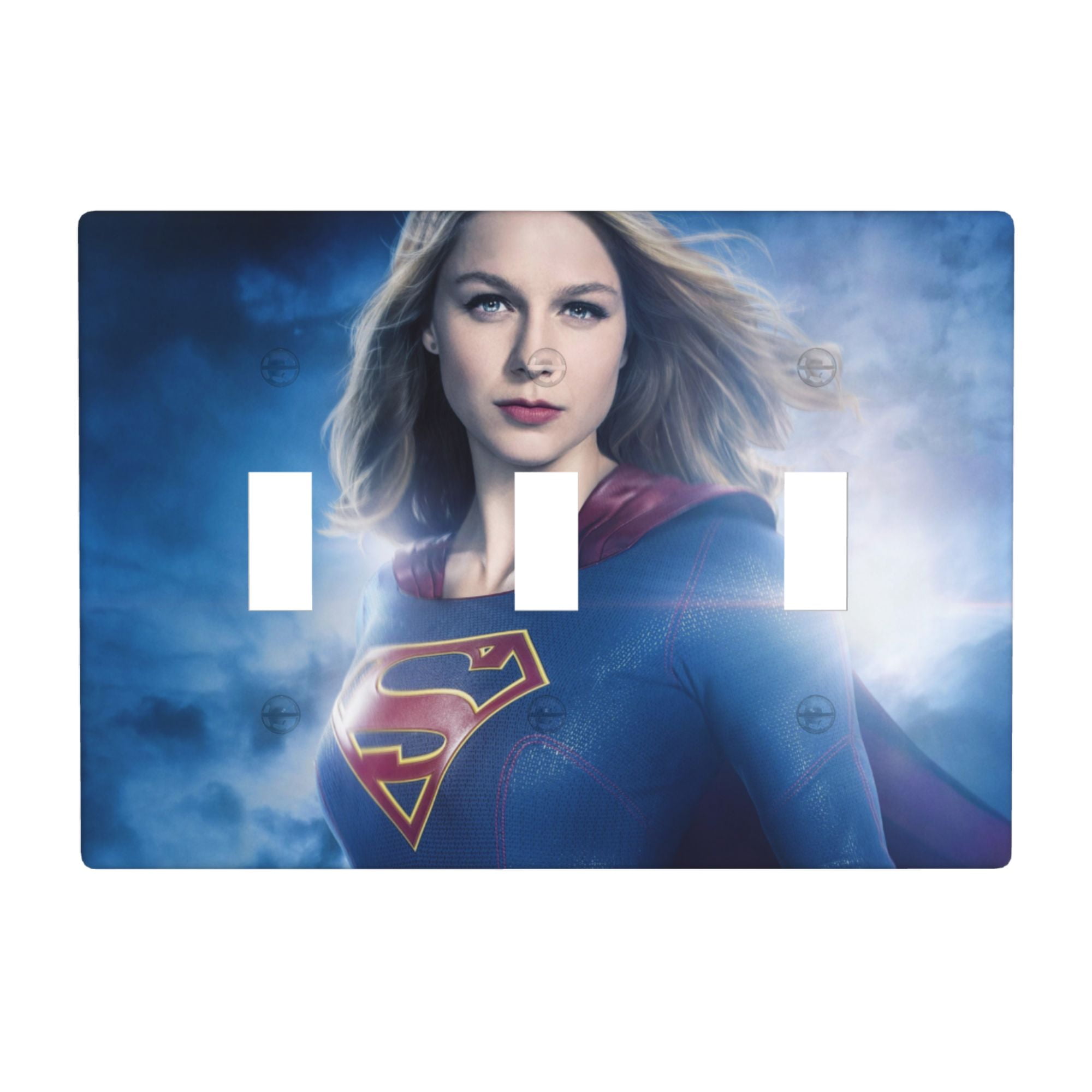 Unique Superman Cartoon - Themed Triple Toggle Switch Decorative Panel ...