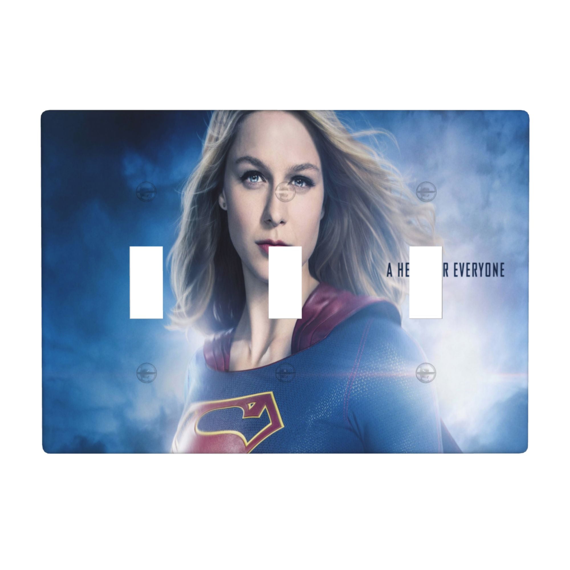 Unique Superman Cartoon - Themed Triple Toggle Switch Decorative Panel ...