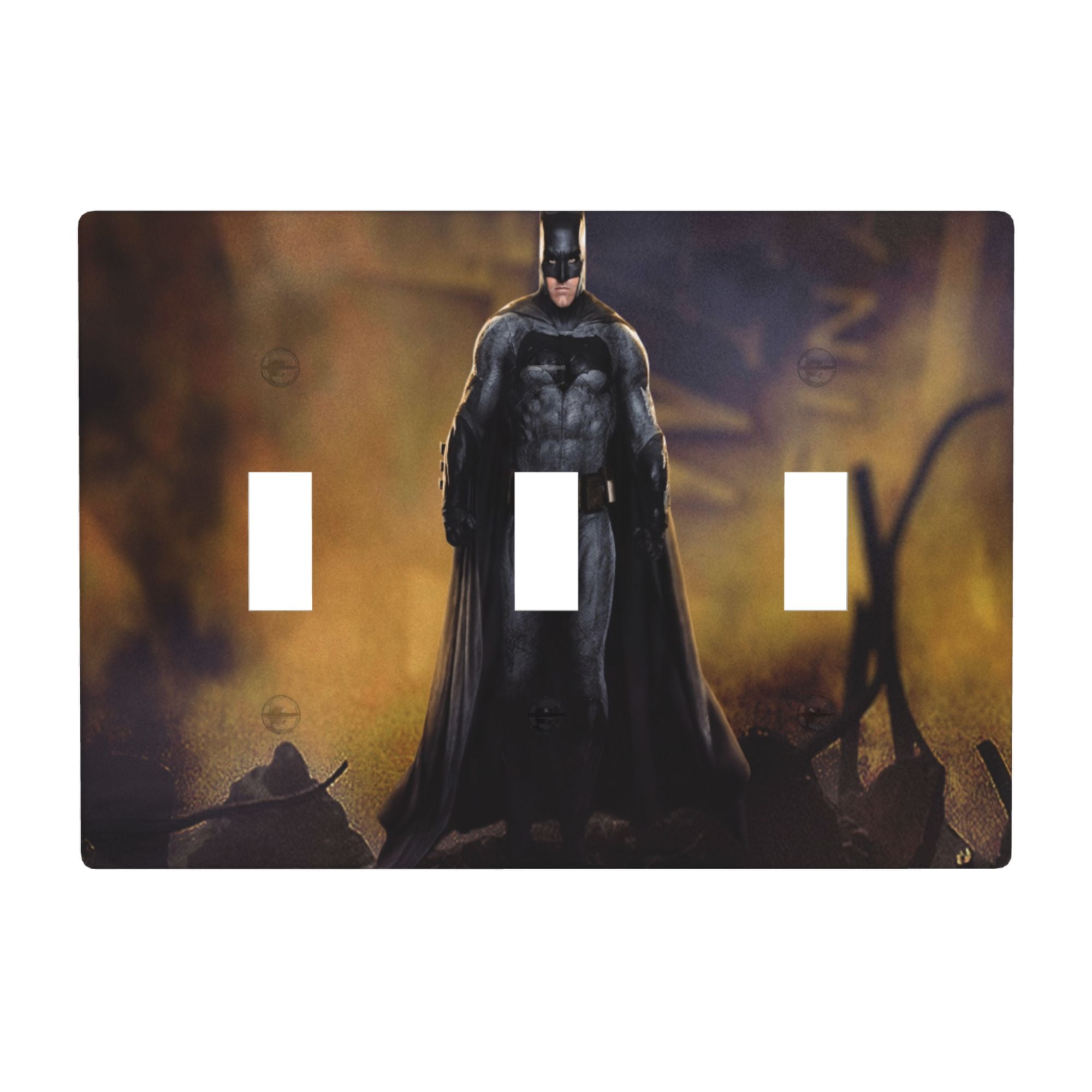 Unique Superman Cartoon - Themed Triple Toggle Switch Decorative Panel ...