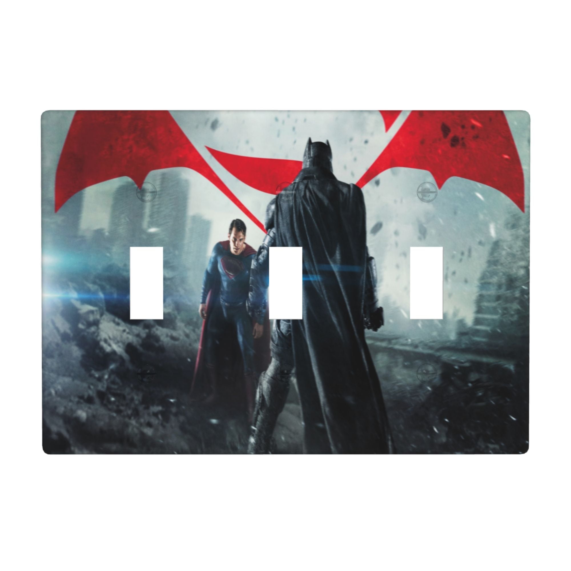 Unique Superman Cartoon - Themed Triple Toggle Switch Decorative Panel ...