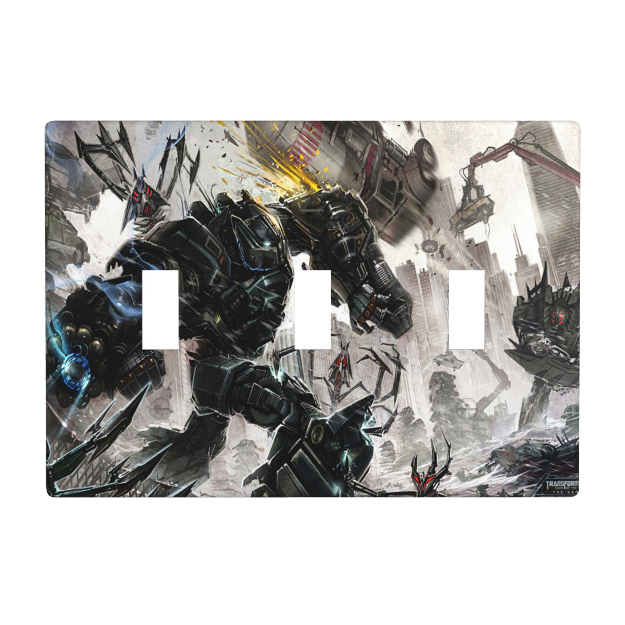 Unique Transformers Cartoon - Themed Triple Toggle Switch Decorative ...