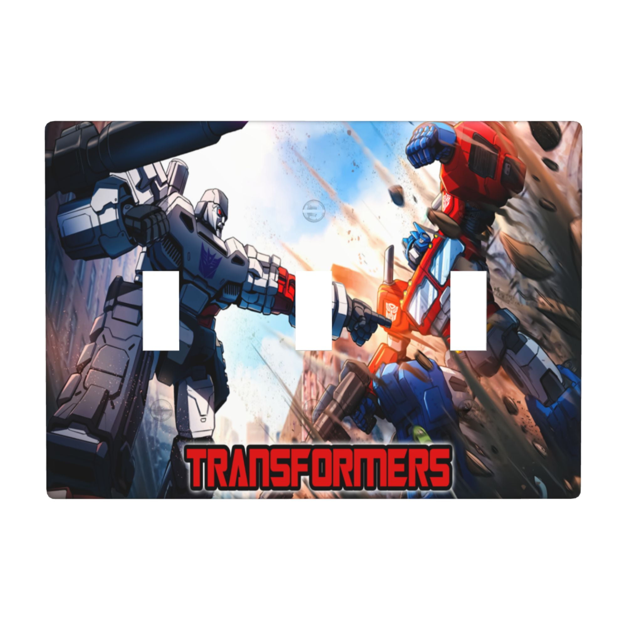 Unique Transformers Cartoon - Themed Triple Toggle Switch Decorative ...