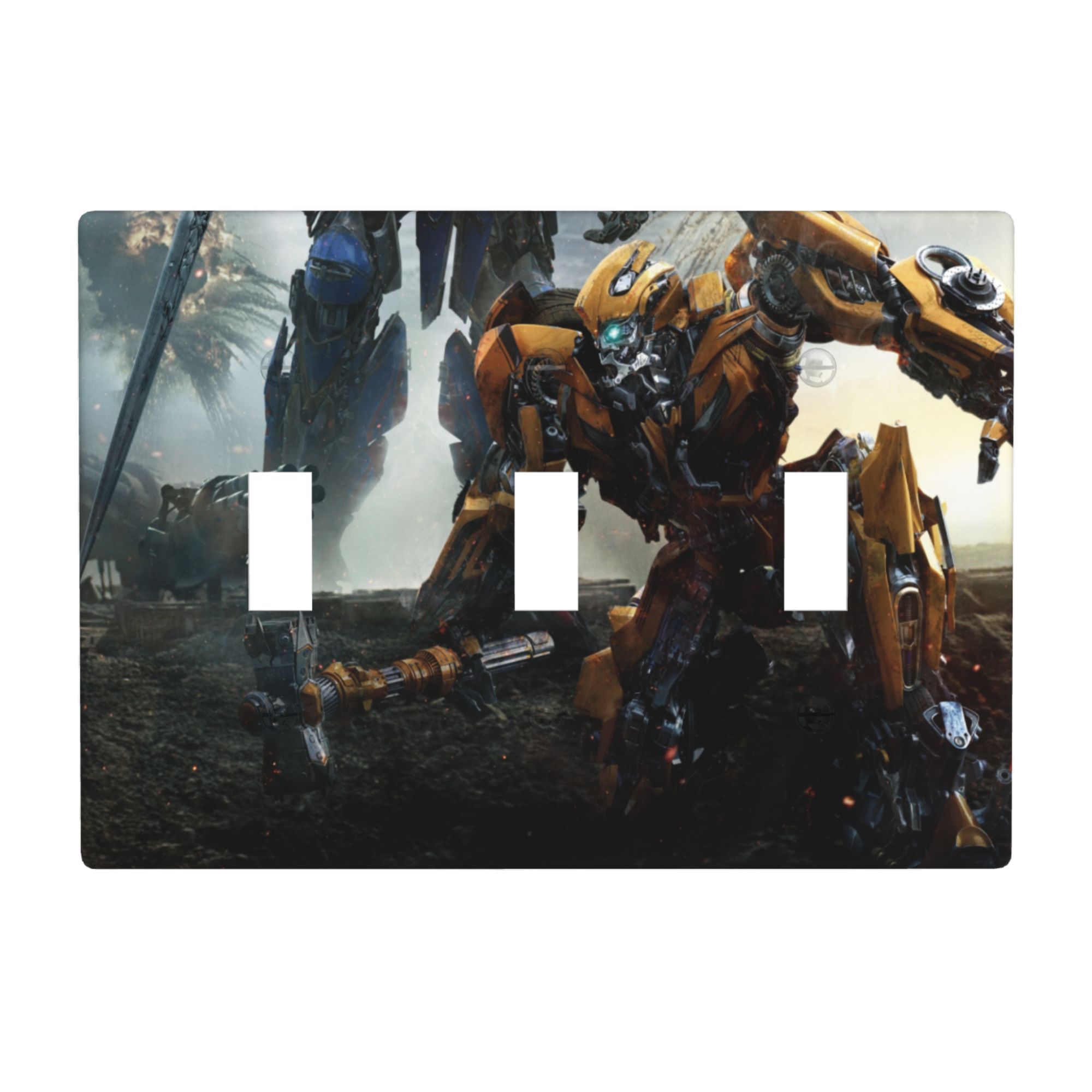 Unique Transformers Cartoon - Themed Triple Toggle Switch Decorative ...