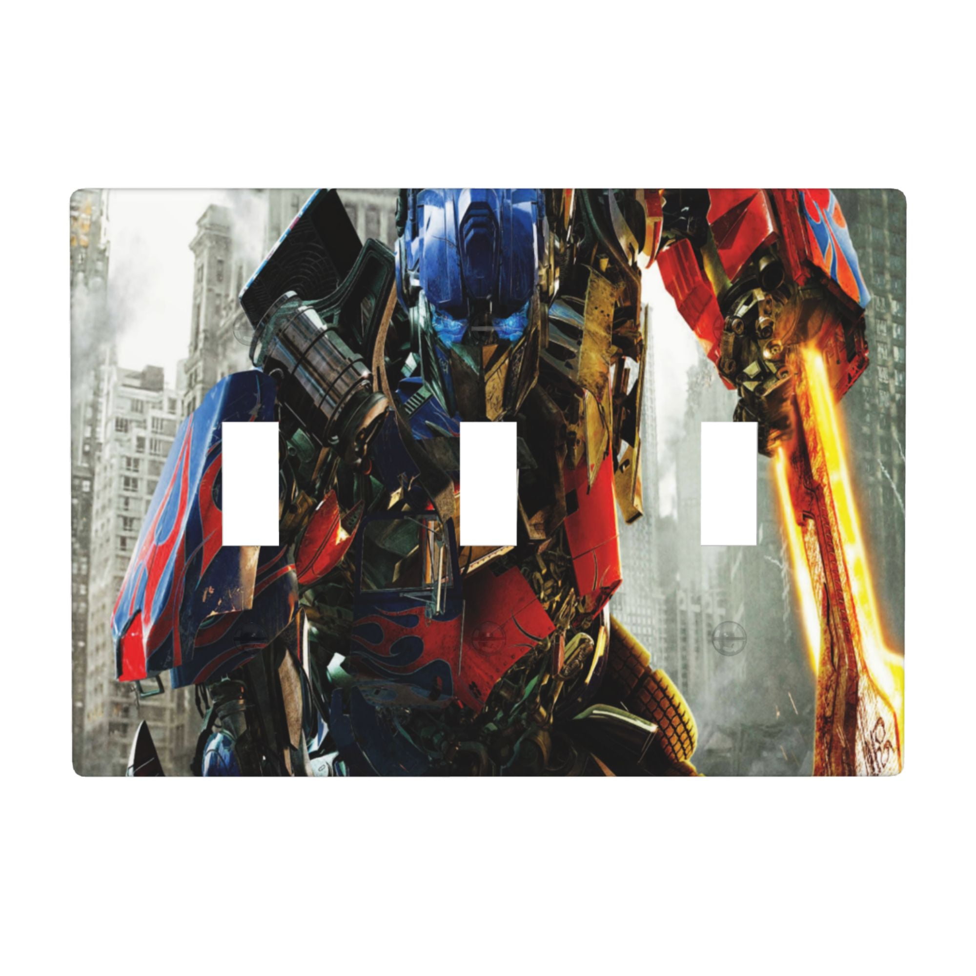 Unique Transformers Cartoon - Themed Triple Toggle Switch Decorative ...
