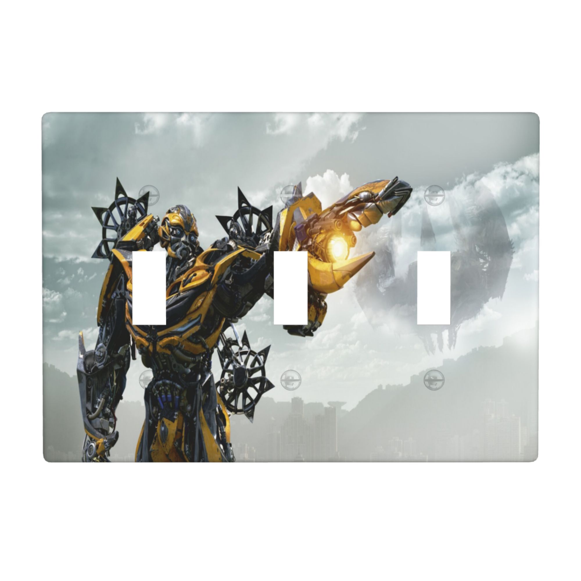 Unique Transformers Cartoon - Themed Triple Toggle Switch Decorative ...