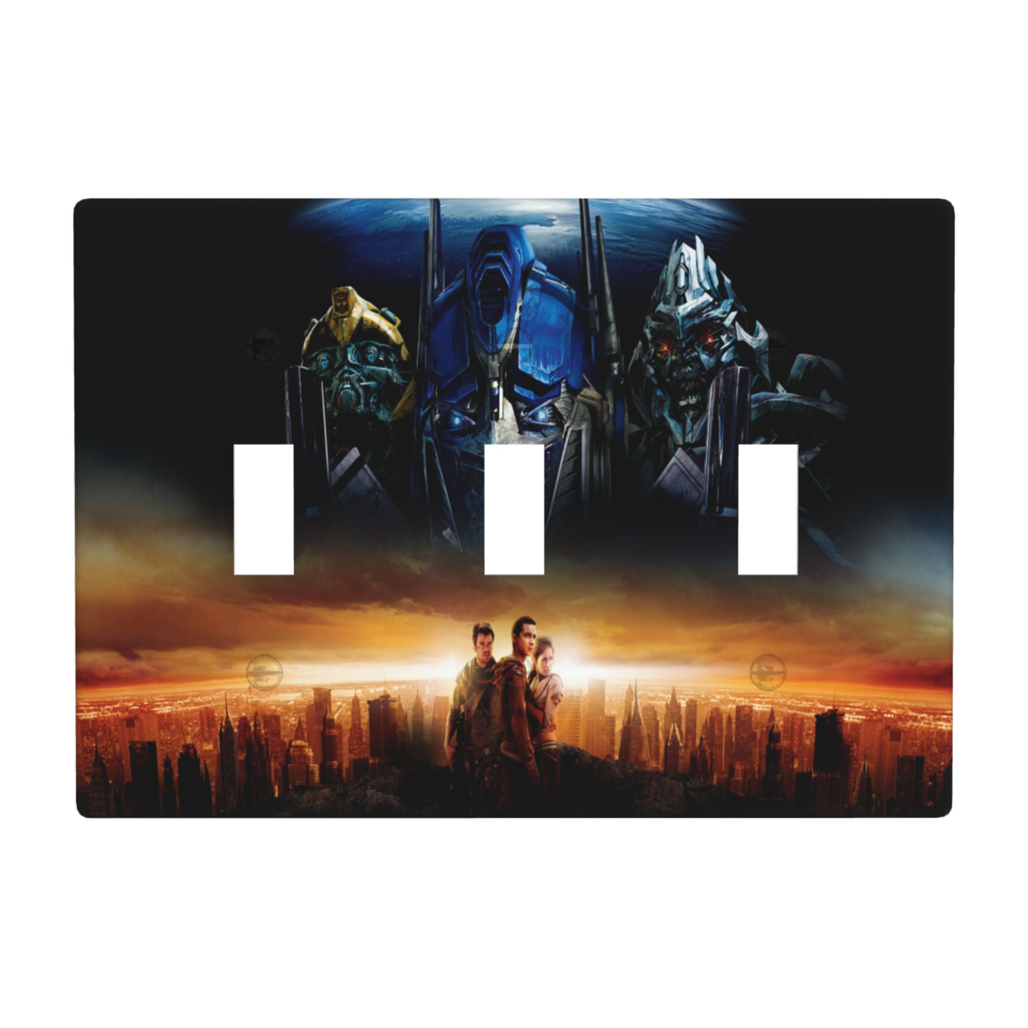 Unique Transformers Cartoon - Themed Triple Toggle Switch Decorative ...