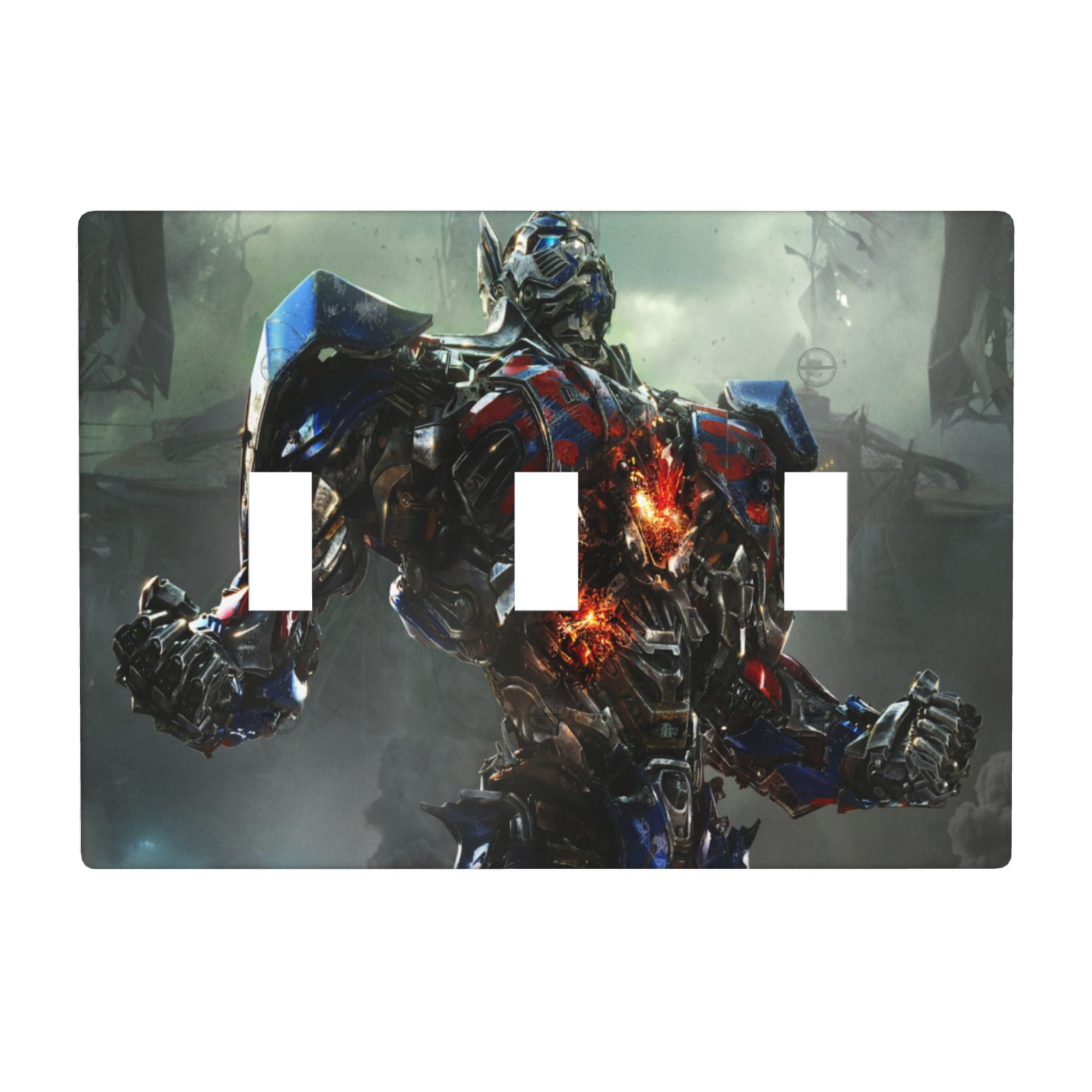 Unique Transformers Cartoon - Themed Triple Toggle Switch Decorative ...