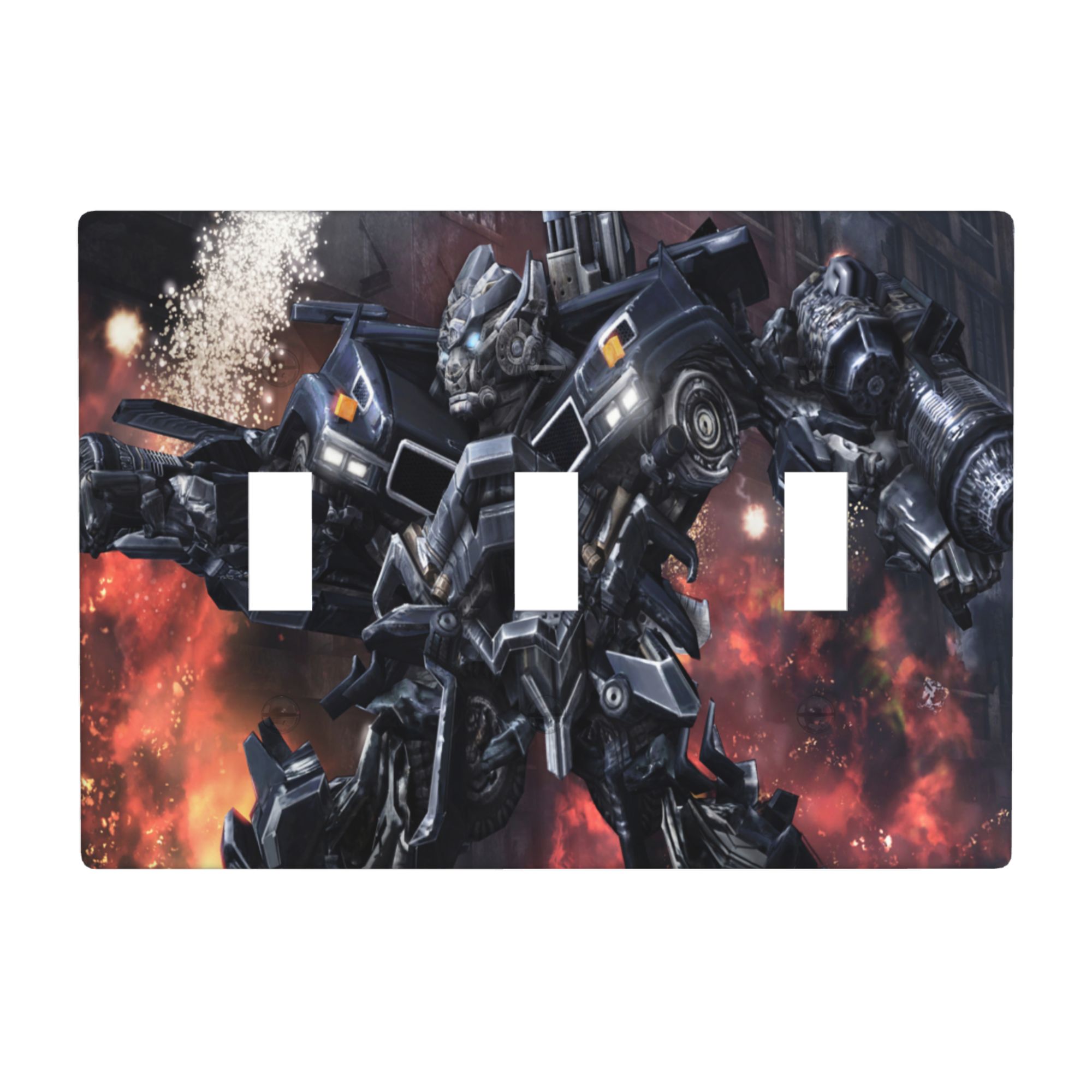 Unique Transformers Cartoon - Themed Triple Toggle Switch Decorative ...