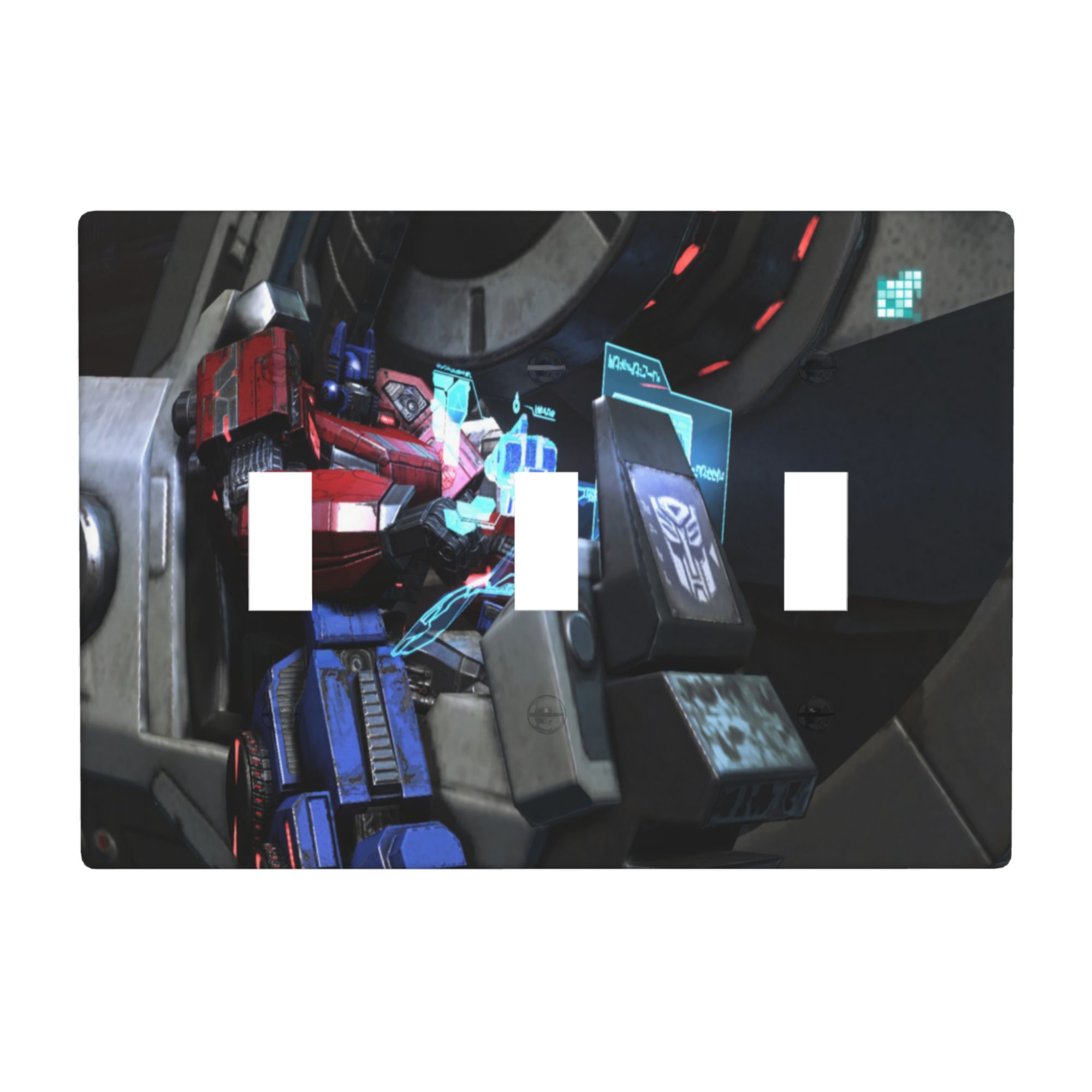 Unique Transformers Cartoon - Themed Triple Toggle Switch Decorative ...