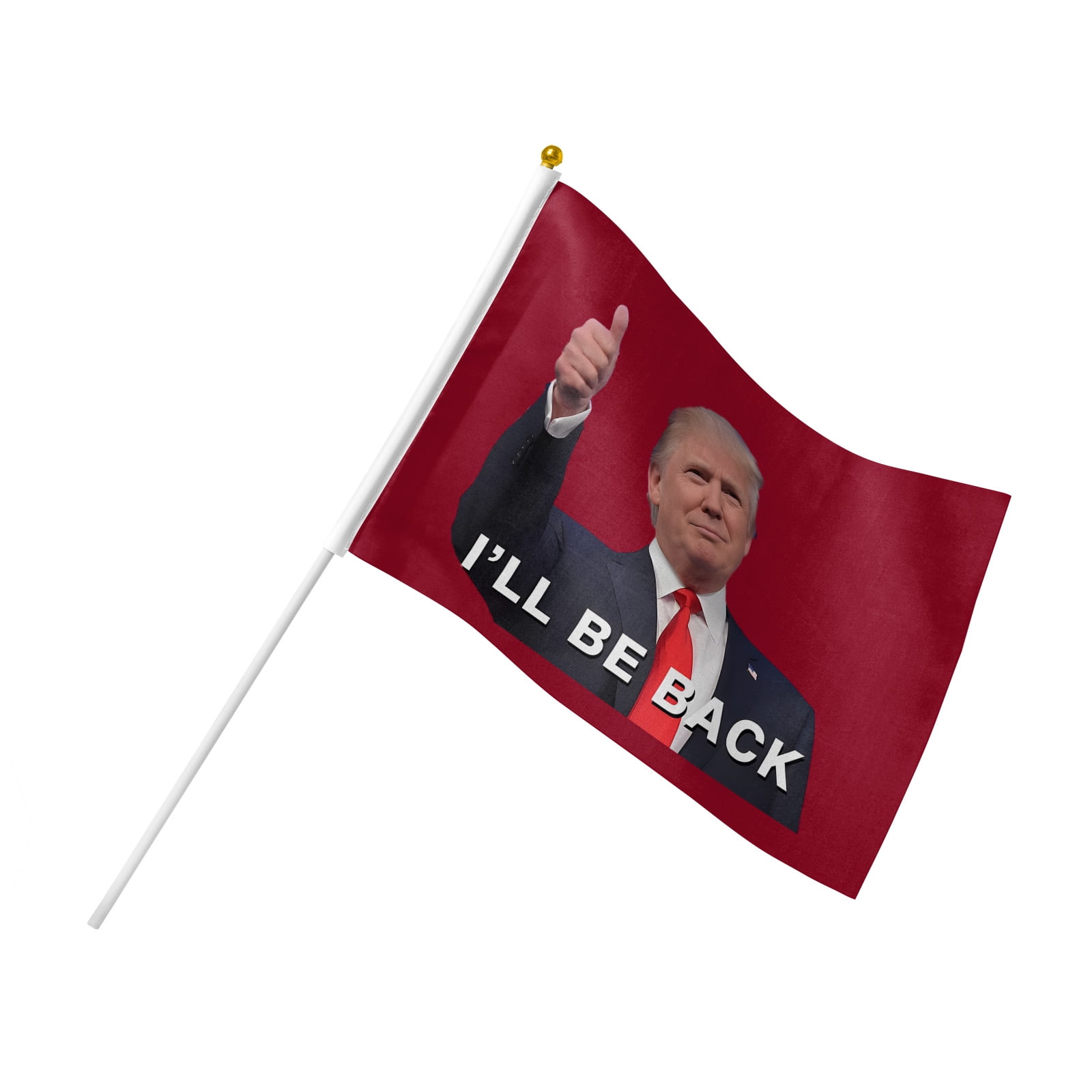 Unique Trump 2024 Flag – Iconic Double Sided Hand Waving Flag with "I ...