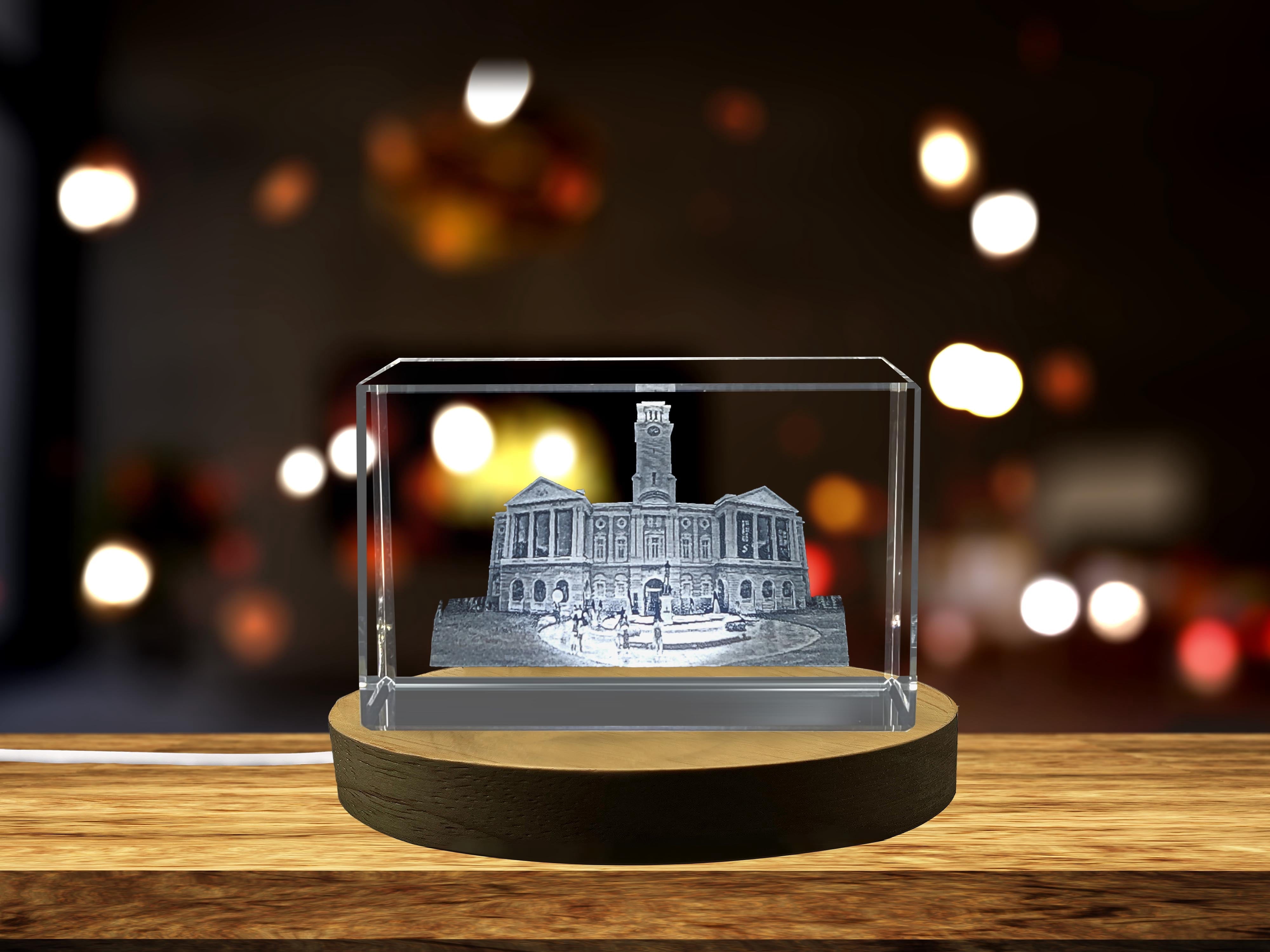 Unique Victoria Concert Hall 3D Engraved Crystal Gift - Walmart.com