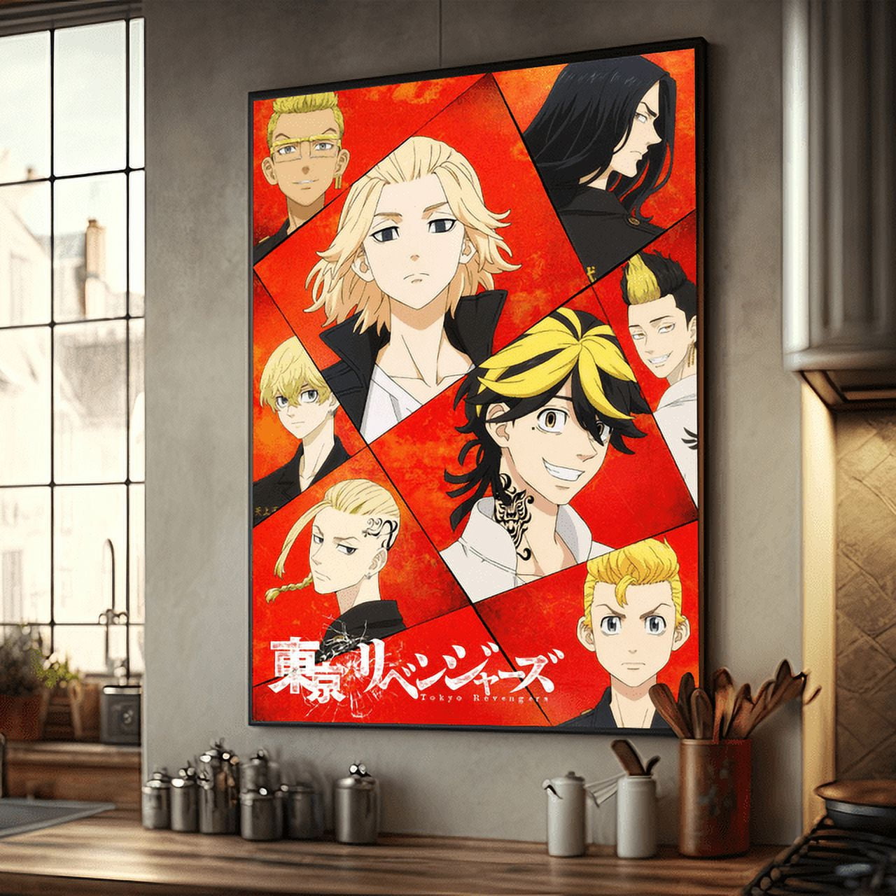 Unique Vintage Anime Tokyo Revengers Mikey Retro Kraft Paper Sticky ...