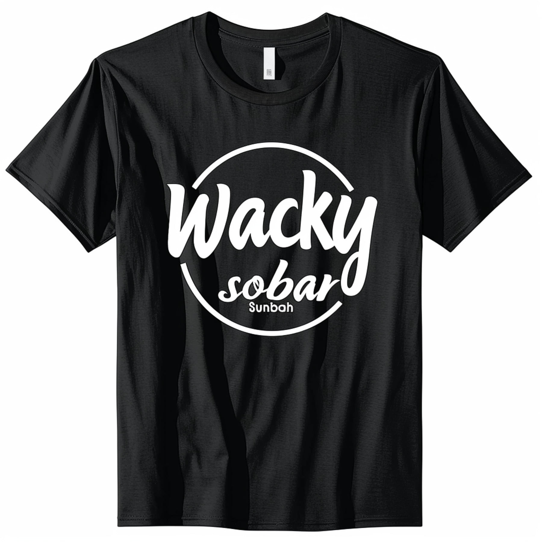 Unique Wacky Logo Black T Shirt Sobar Wtwikeep Sunbah Design s Fairy ...
