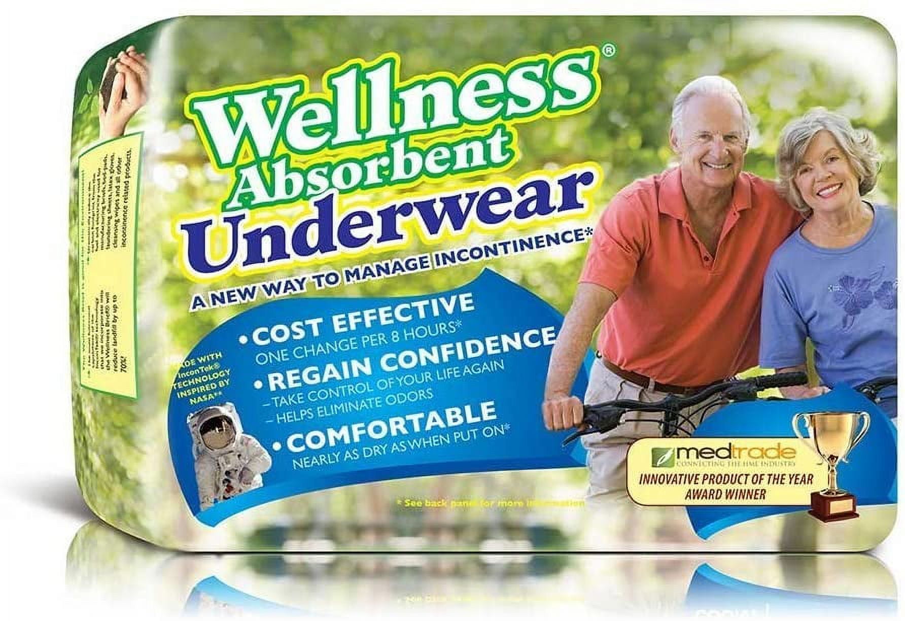 Cardinal Adult Absorbent Underwear Simplicity Pull On Large Disposable ...