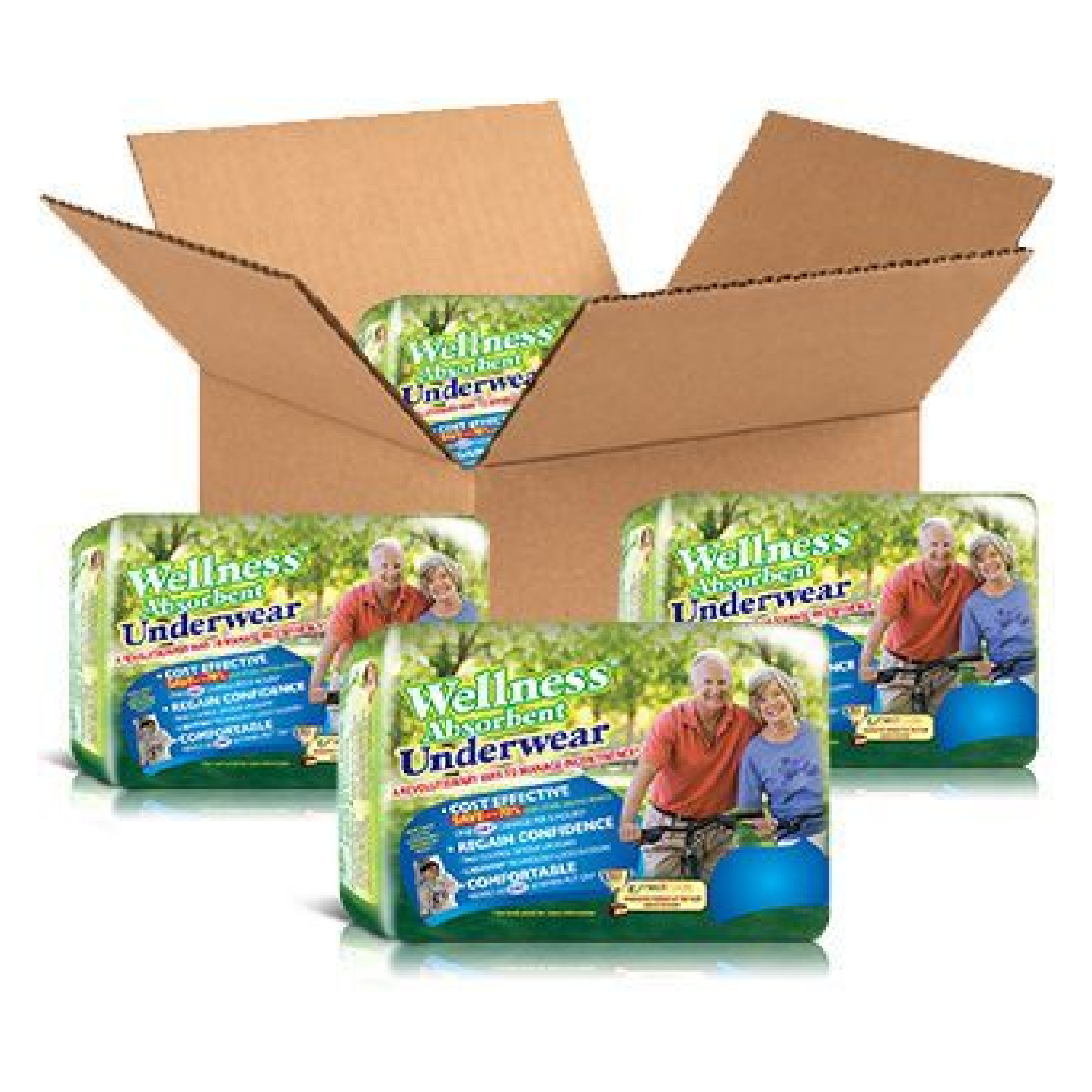 Unique Wellness-Absorbent Underwear (Pull-Ups), Size XXX-Large (80"–95 ...