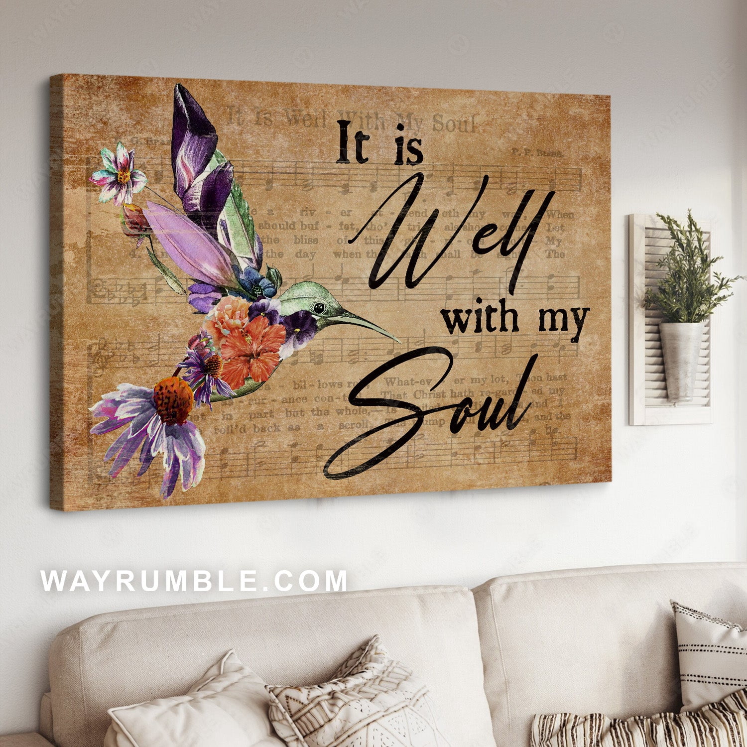 Unique hummingbird, Flower painting, Music sheet, It is well with my ...