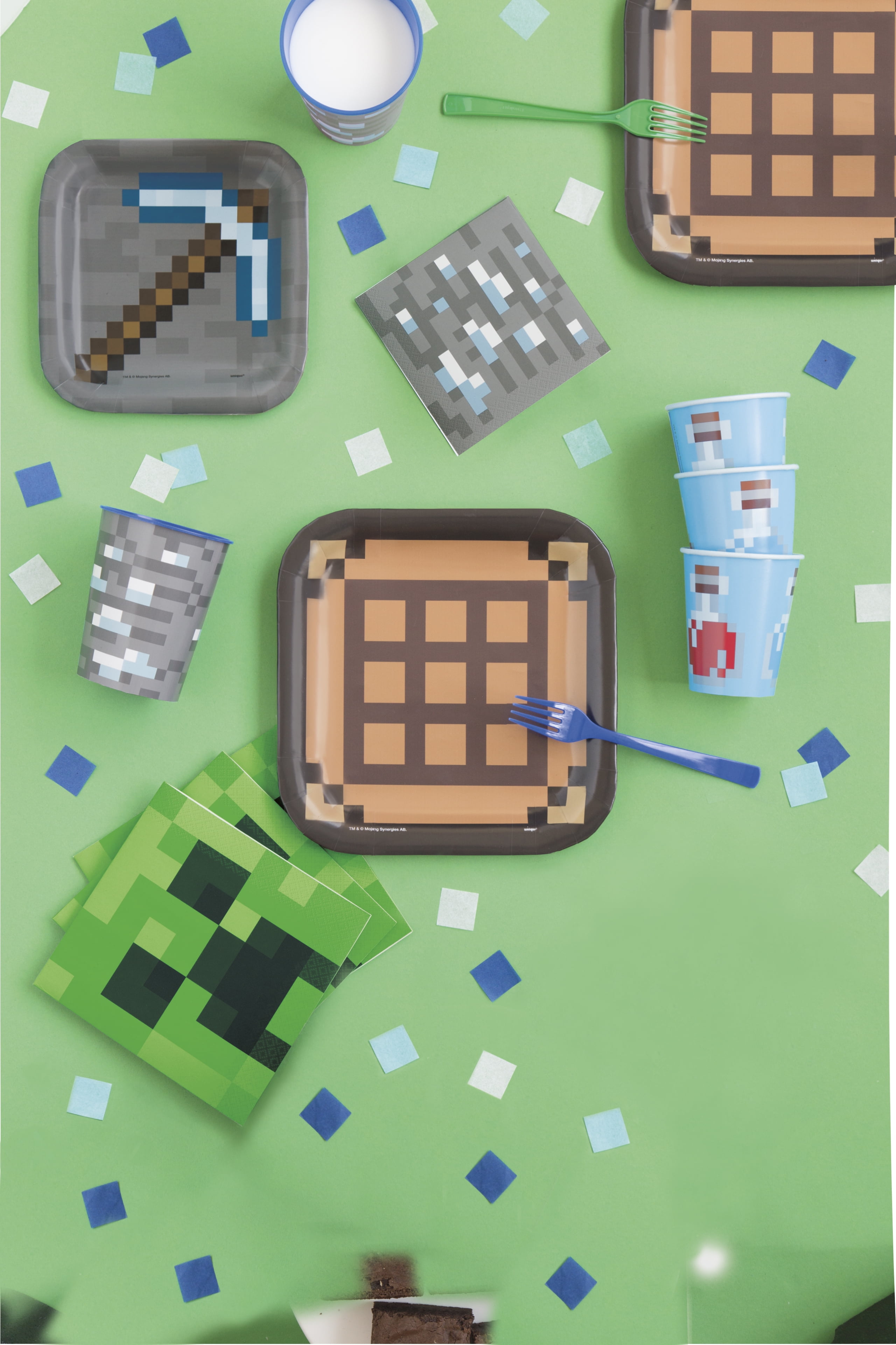 Shindigz Minecraft Temporary Tattoos - 24 Ct Kids' Birthday Party ...