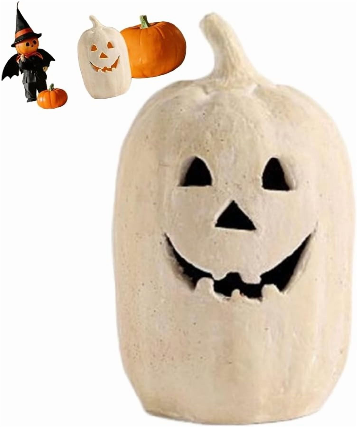 Uniquely Designed Resin Pumpkin Lantern, Pumpkin Decor - Terracotta ...