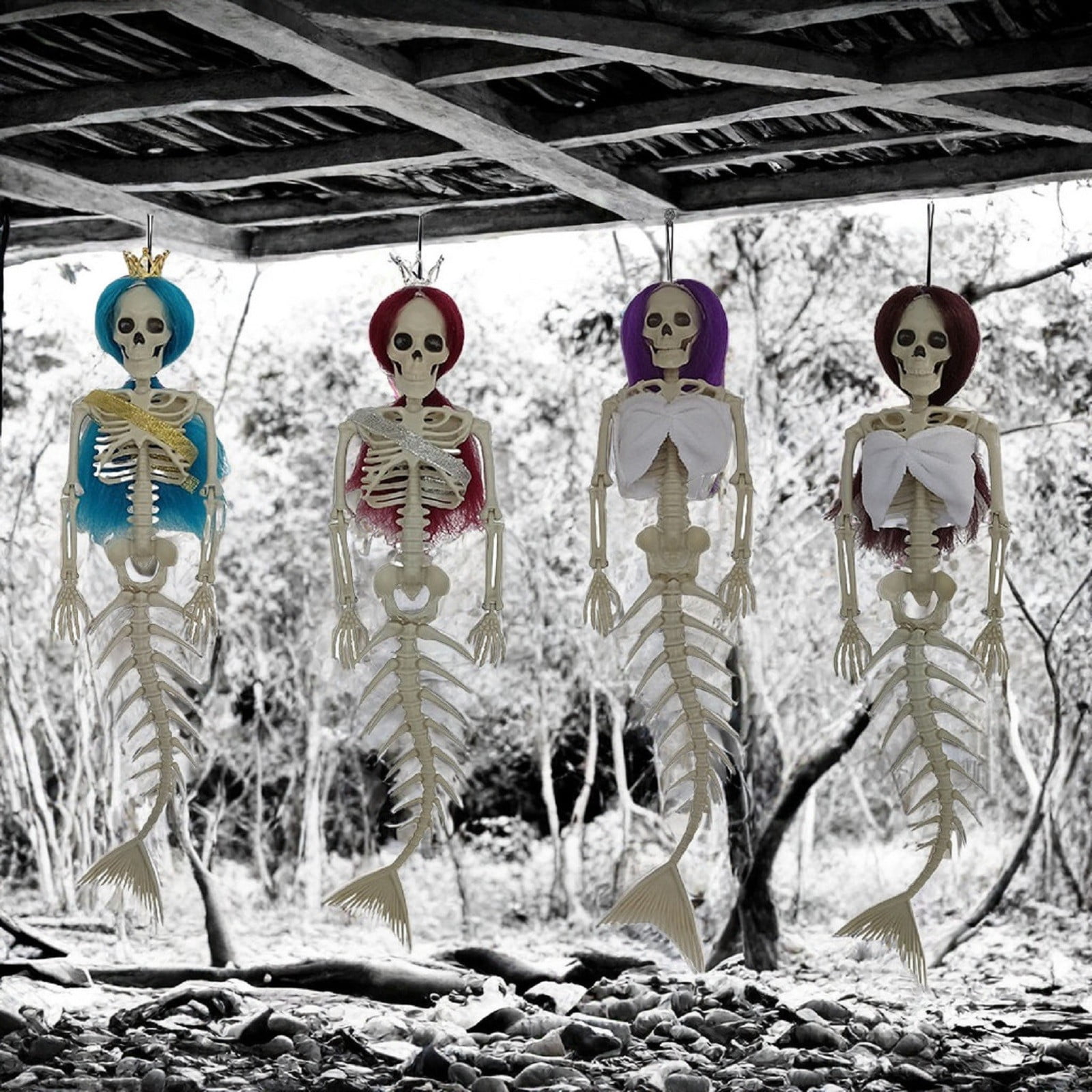 Uniquely Spooky Mermaid Bone Halloween Party Decoration - Distinctive ...