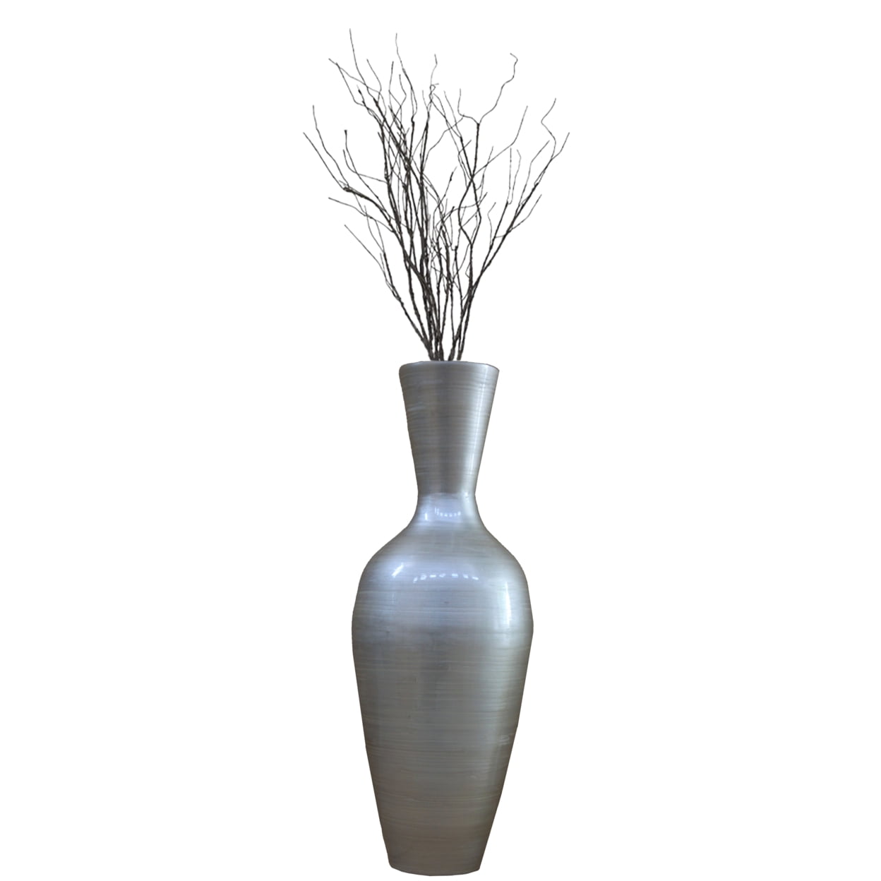 Uniquewise Tall Floor Vase, 37 Inch Bamboo Vase, Modern Vase for Dining ...