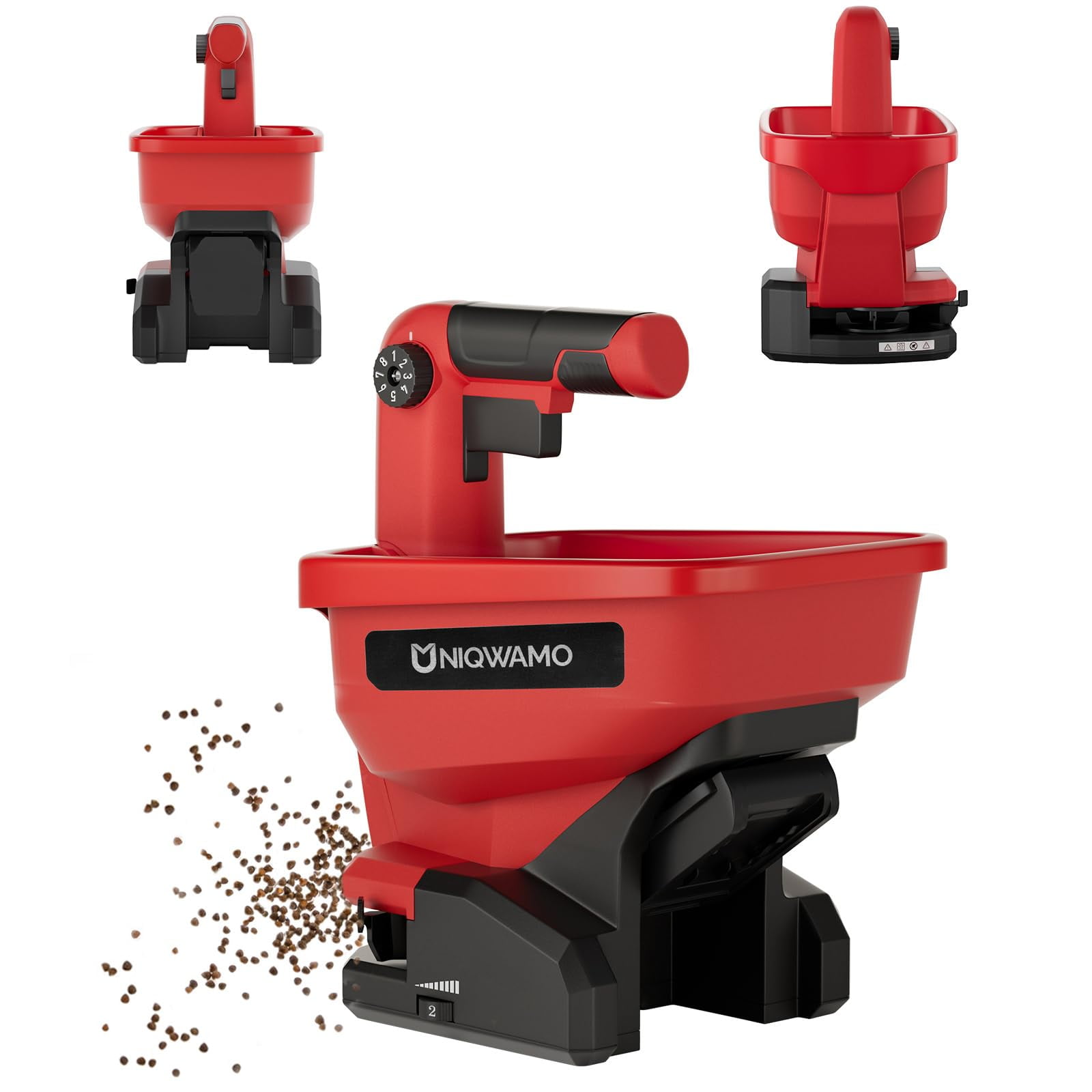 Uniqwamo Handheld Grass FEV6 Seed Spreader Compatible for Milwaukee 18V Li-ion Battery ...