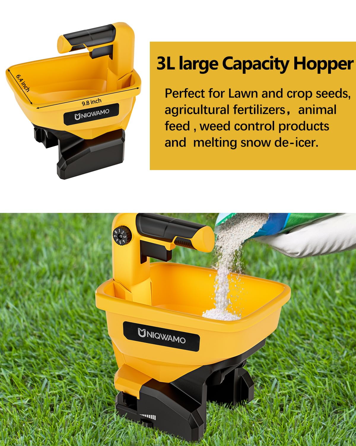 Uniqwamo Handheld Power Spreader Compatible for Dewalt H2FSD20V/60V Li ...