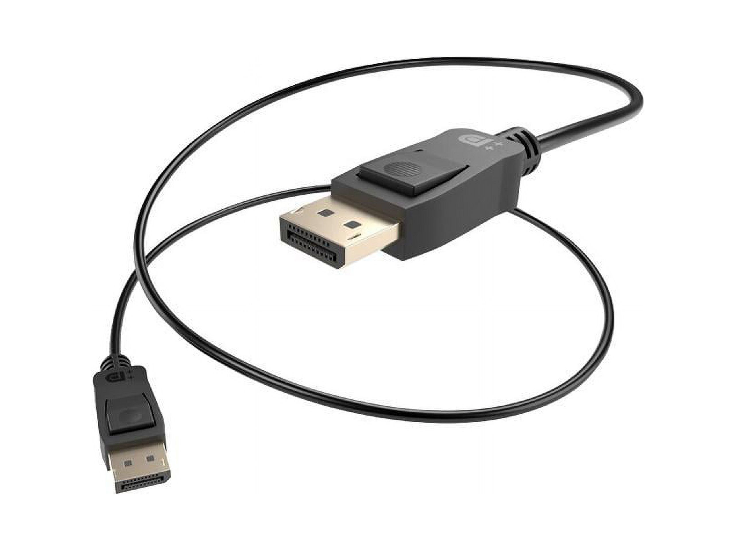 Unirise DP-03F-MM-V1.4 3 ft. Black DisplayPort Cables Male to Male ...