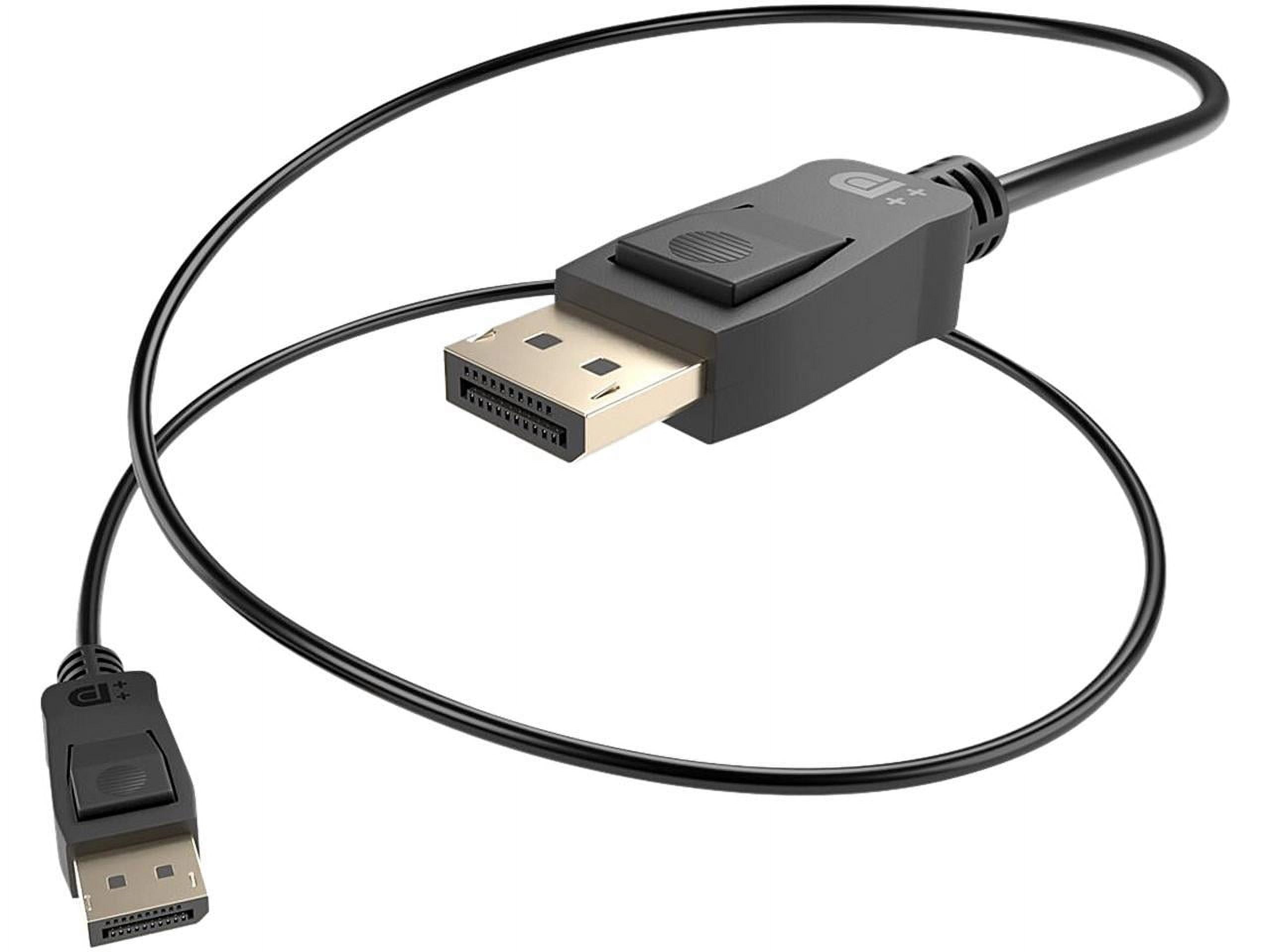 Unirise DP-06F-MM-V1.4 6 ft. Black DisplayPort Cables Male to Male ...