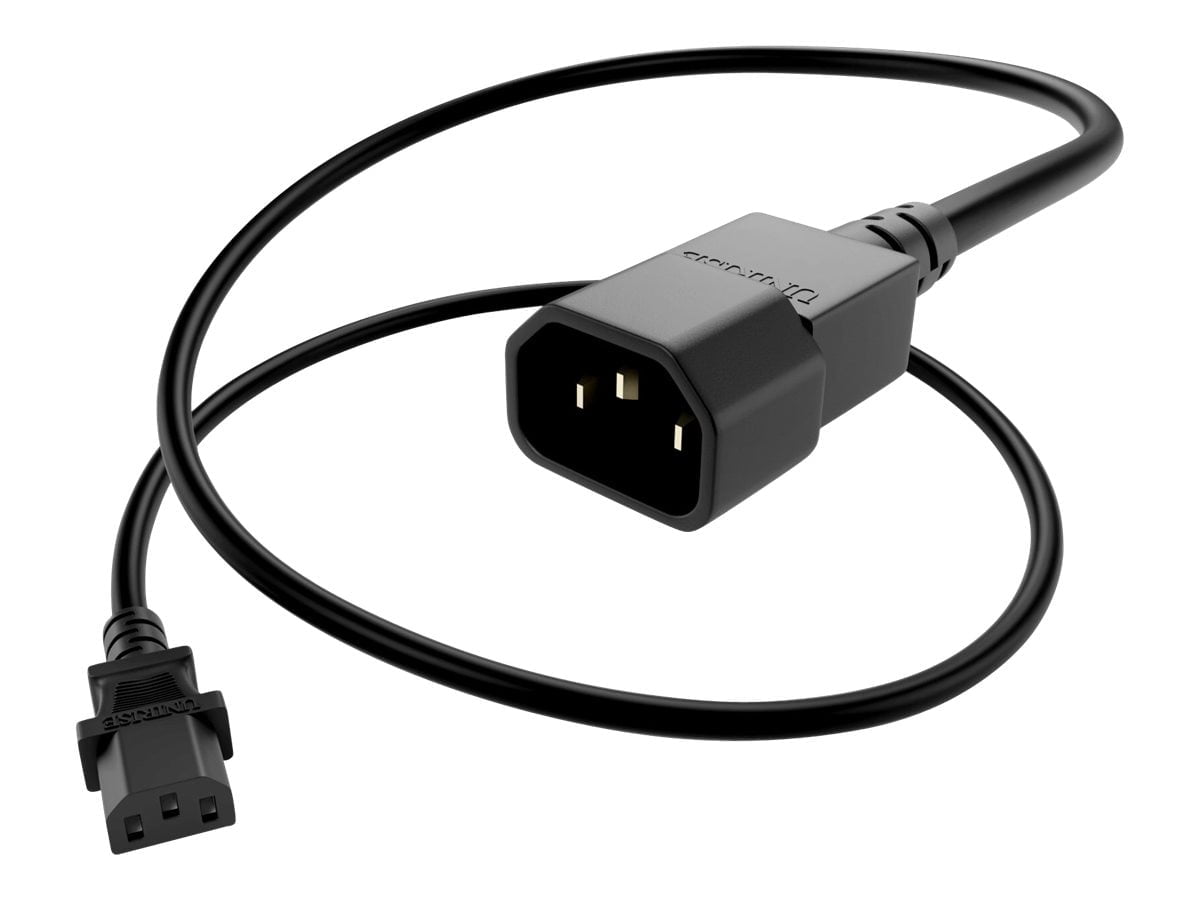 Unirise Server/Switch/PDU Power Cord, C13-C14, 14AWG, 15amp, 250V AWG ...