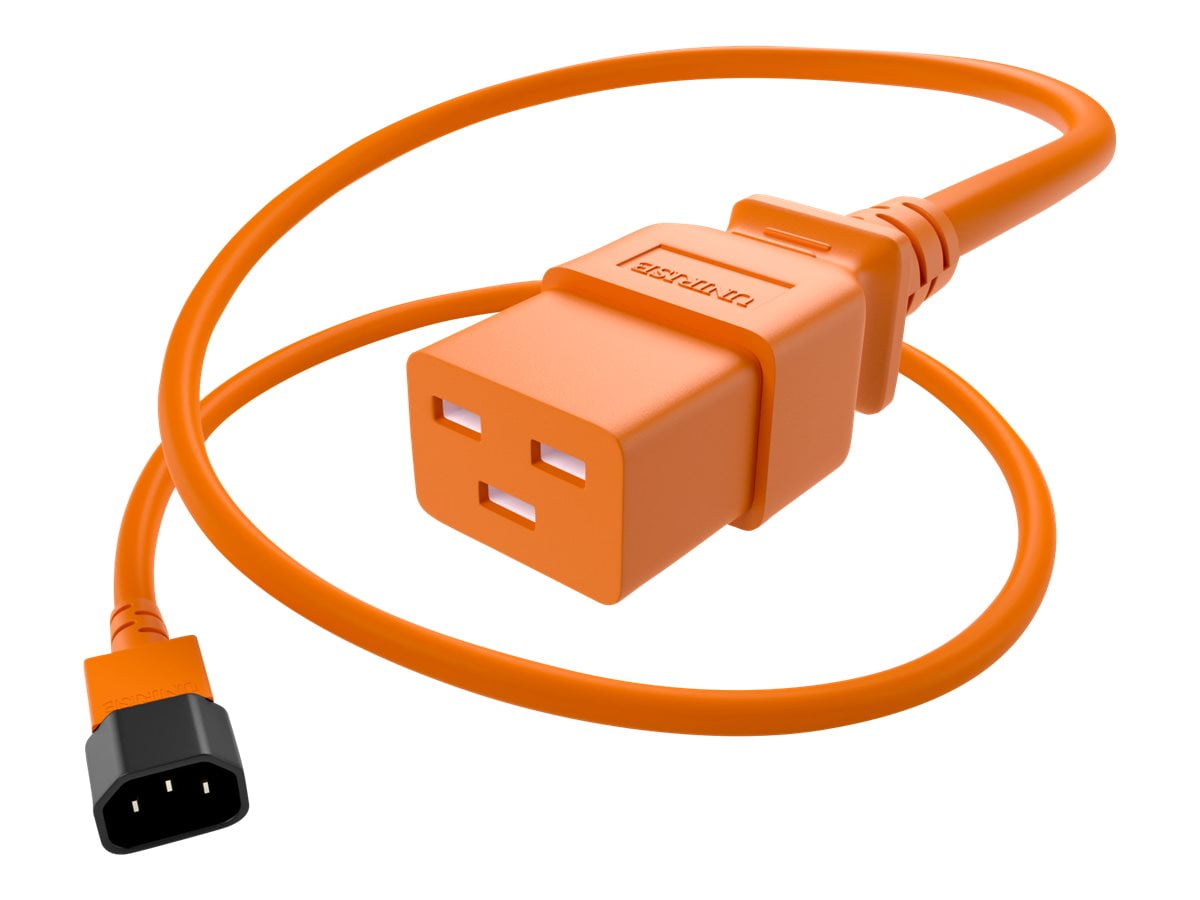 Unirise Server/Switch/PDU Power Cord, Heavy-Duty C14 to C19 Power Cord ...