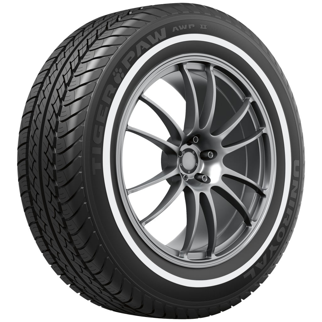 Uniroyal Tiger Paw AWP II All-Season Tire P205/75R14 95S, Quiet Ride ...