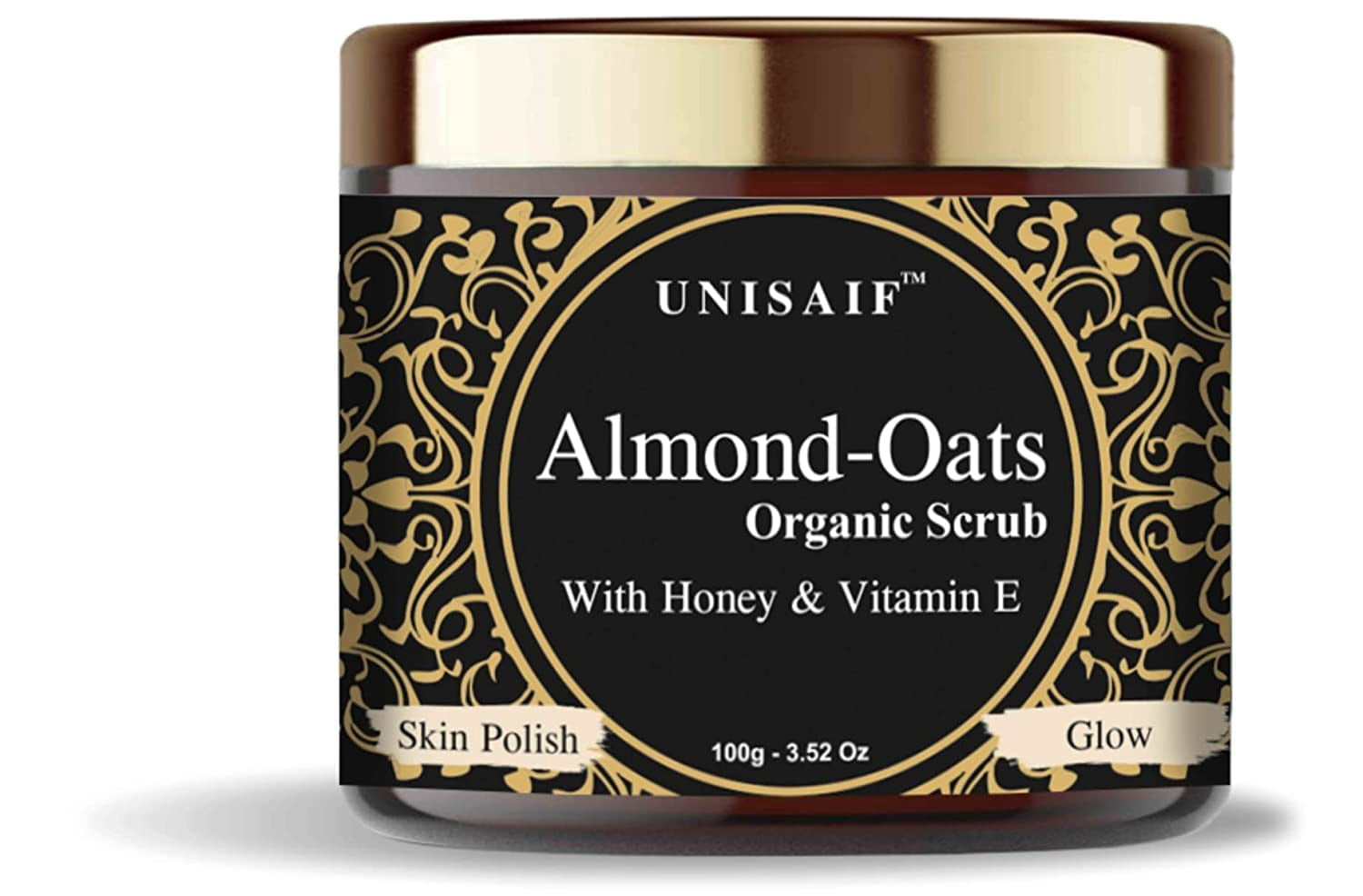 Unisaif Almond Oats Exfoliating Body Scrub - Face Exfoliator and Body ...