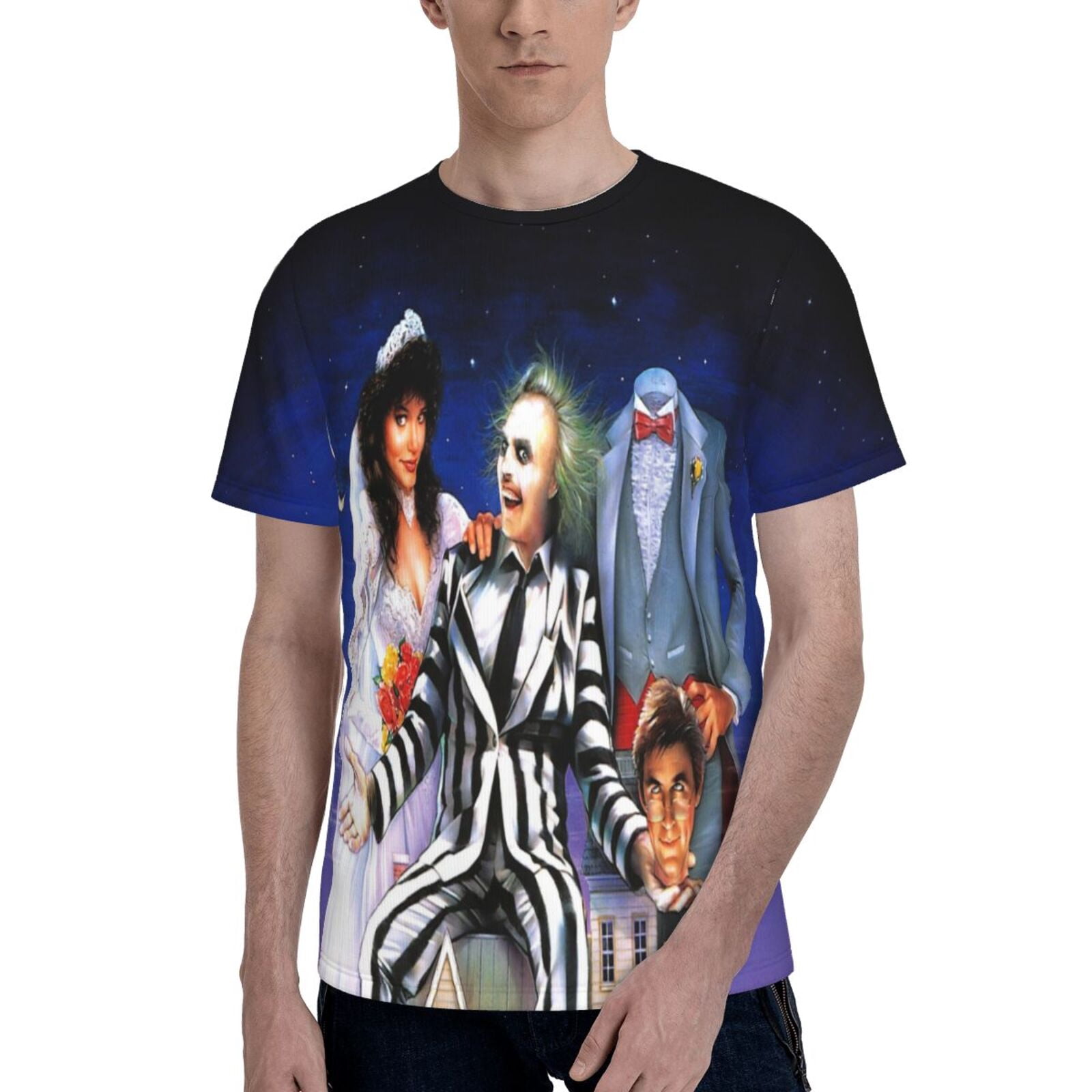 Unisex 3D Print Beetlejuice T Shirts Graphic Design Casual Summer Short ...