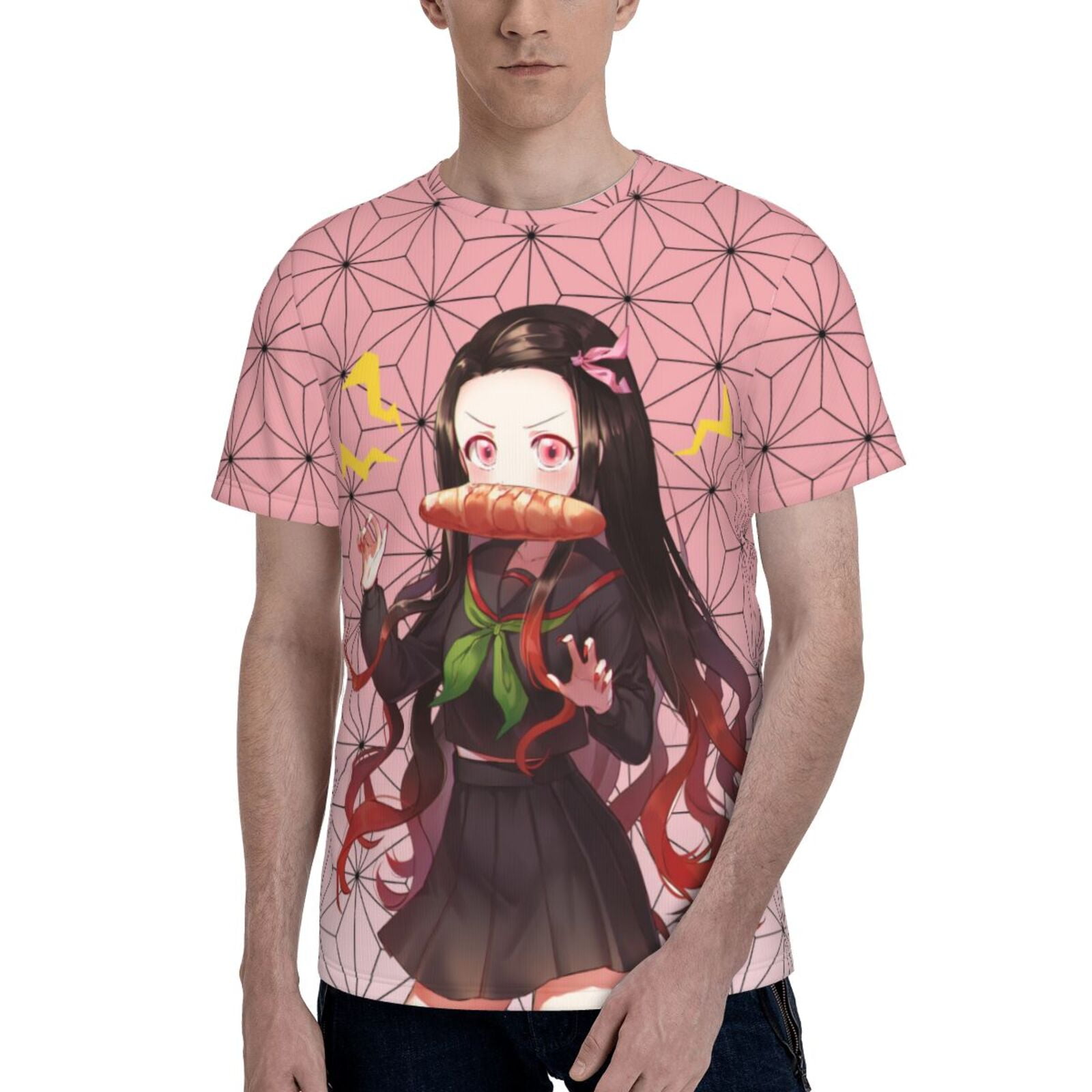 Unisex 3D Print Demon Slayer Nezuko T-Shirts Funny Graphic Game Tee ...