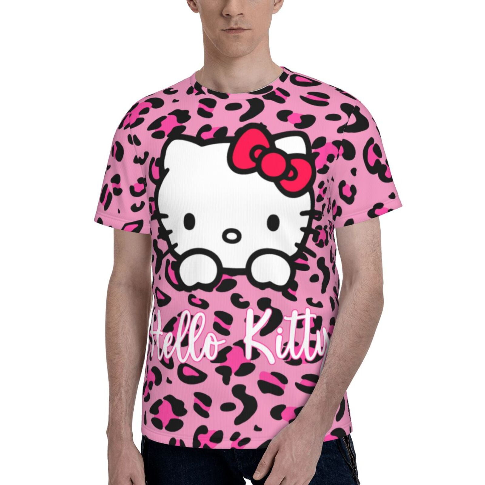 Unisex 3D Print Hello Kitty T-Shirts Funny Graphic Game Tee Shirt ...