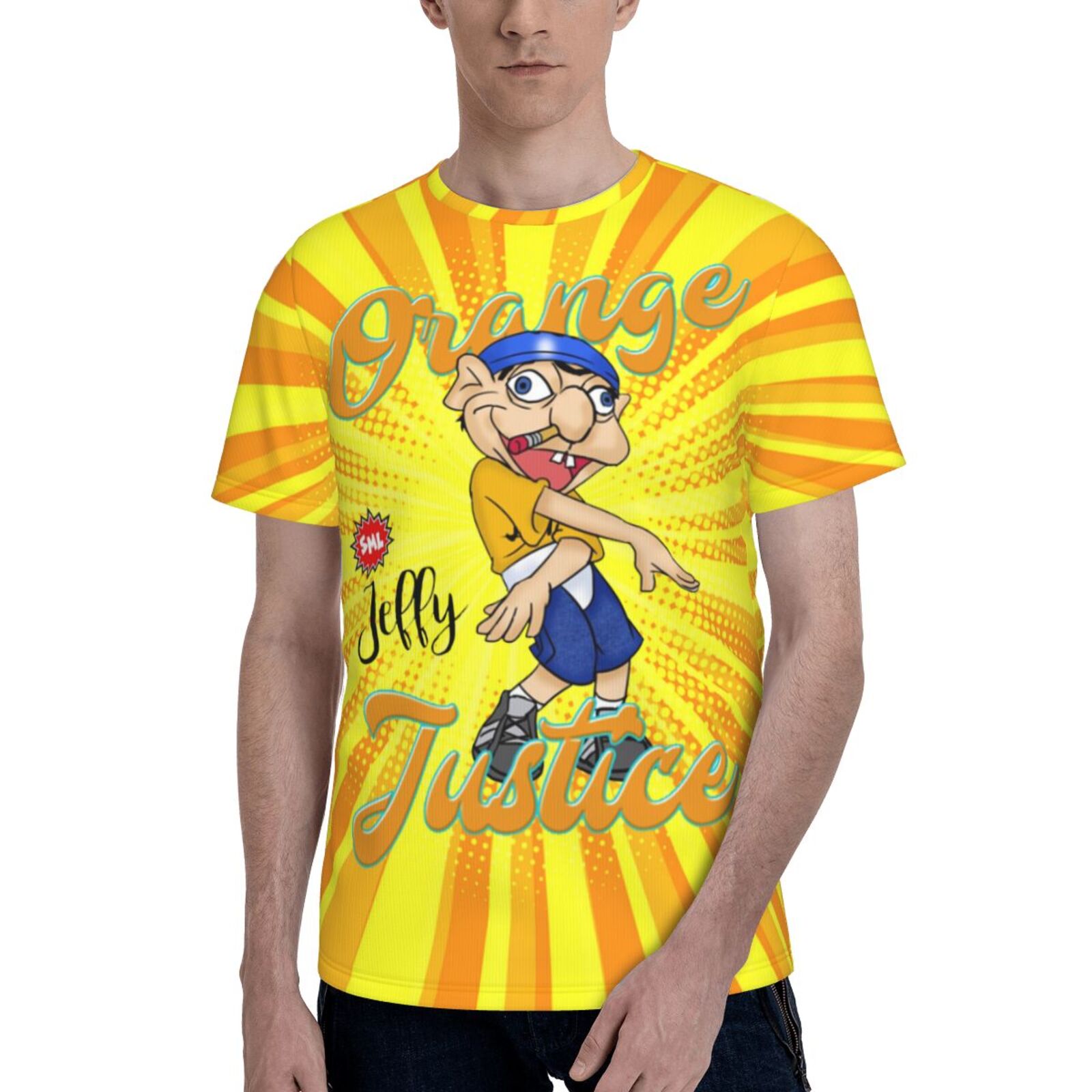 Unisex 3D Print SML Jeffy T-Shirts Funny Graphic Game Tee Shirt ...