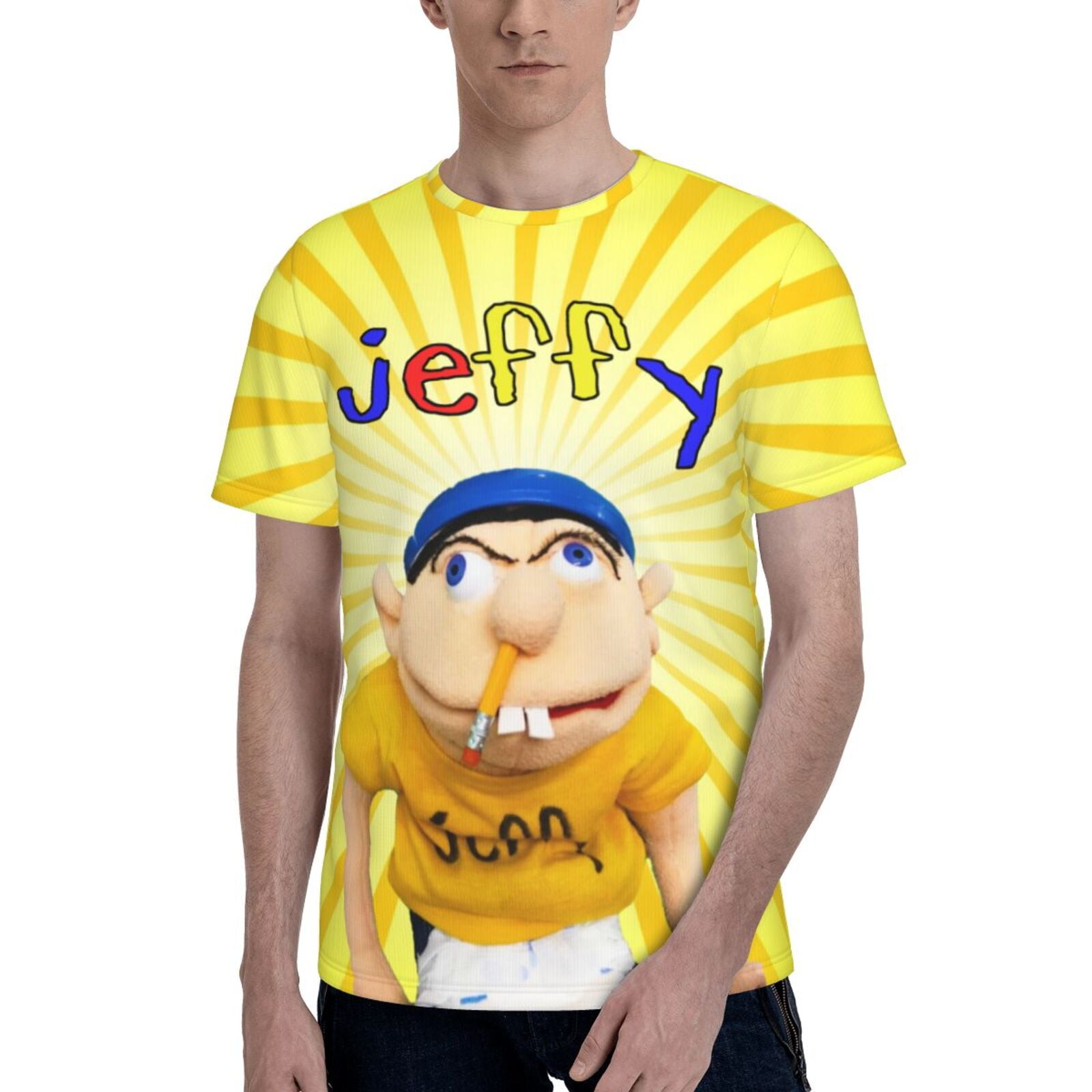 Unisex 3D Print SML Jeffy T-Shirts Funny Graphic Game Tee Shirt ...