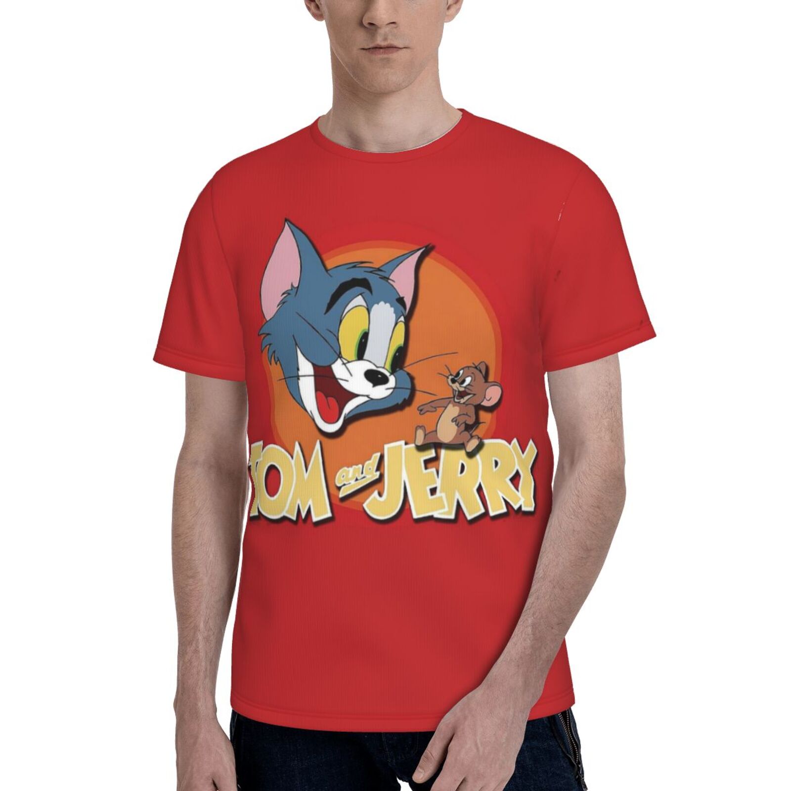 Unisex 3D Print Tom Cat Jerry T Shirts Graphic Casual Summer Short ...