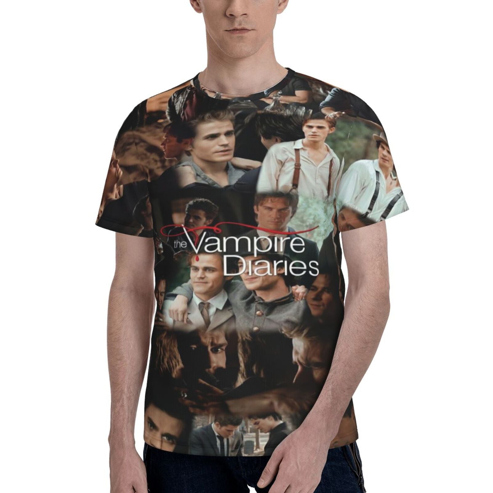 Unisex 3D Print Vampire Diaries T Shirts Graphic Design Casual Summer ...