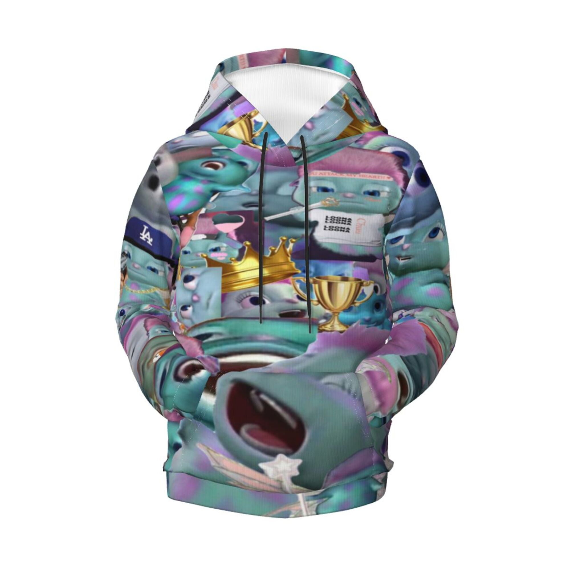 Unisex 3D Printed Bibble Hoodie Fashion Novelty Pullover Sweatshirt ...