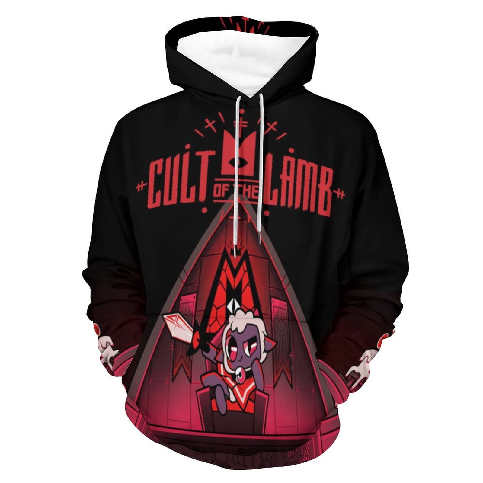 Unisex 3D Printed Cult of The Lamb Hoodies Long Sleeve Sweatshirts for ...