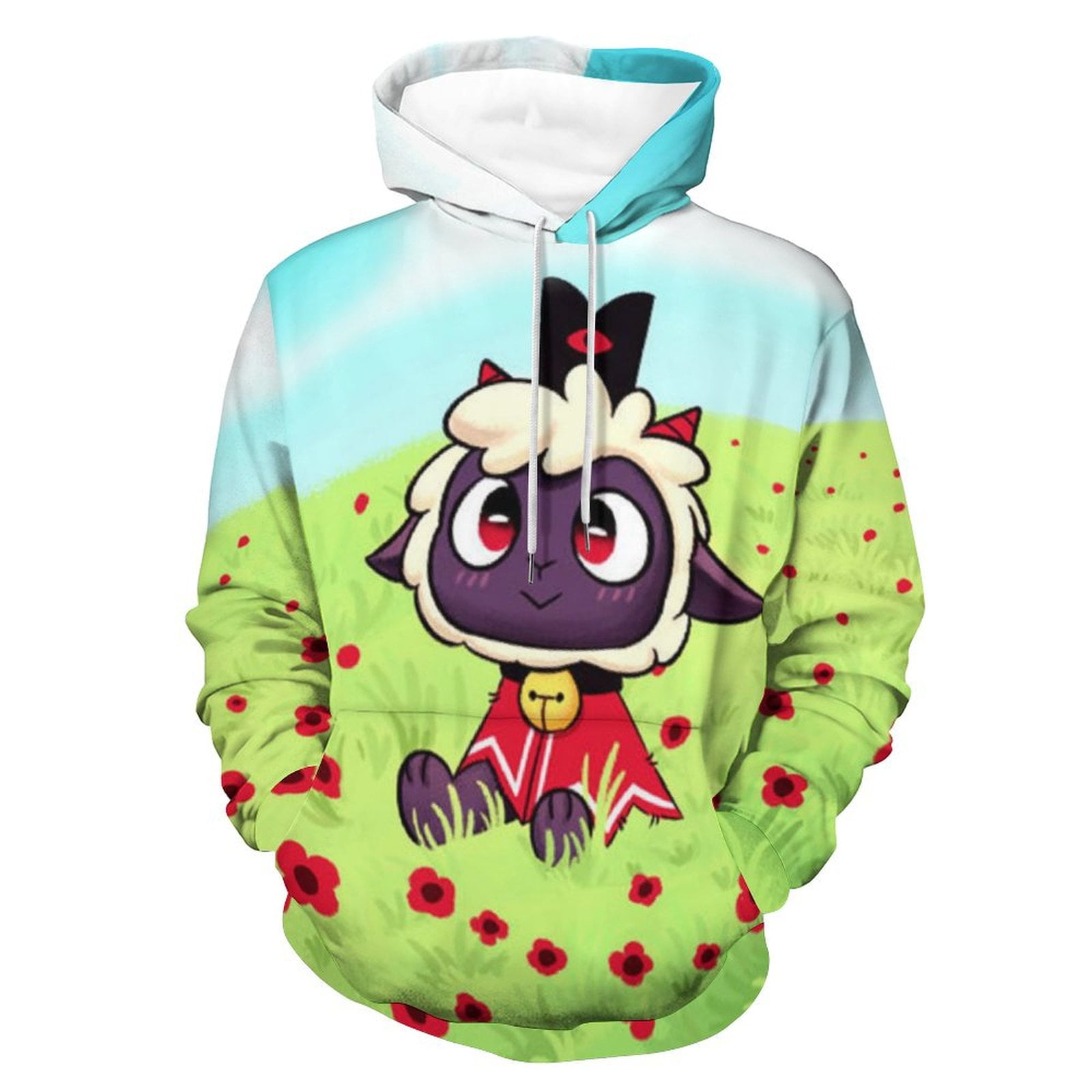 Unisex 3D Printed Cult of The Lamb Hoodies Long Sleeve Sweatshirts for ...