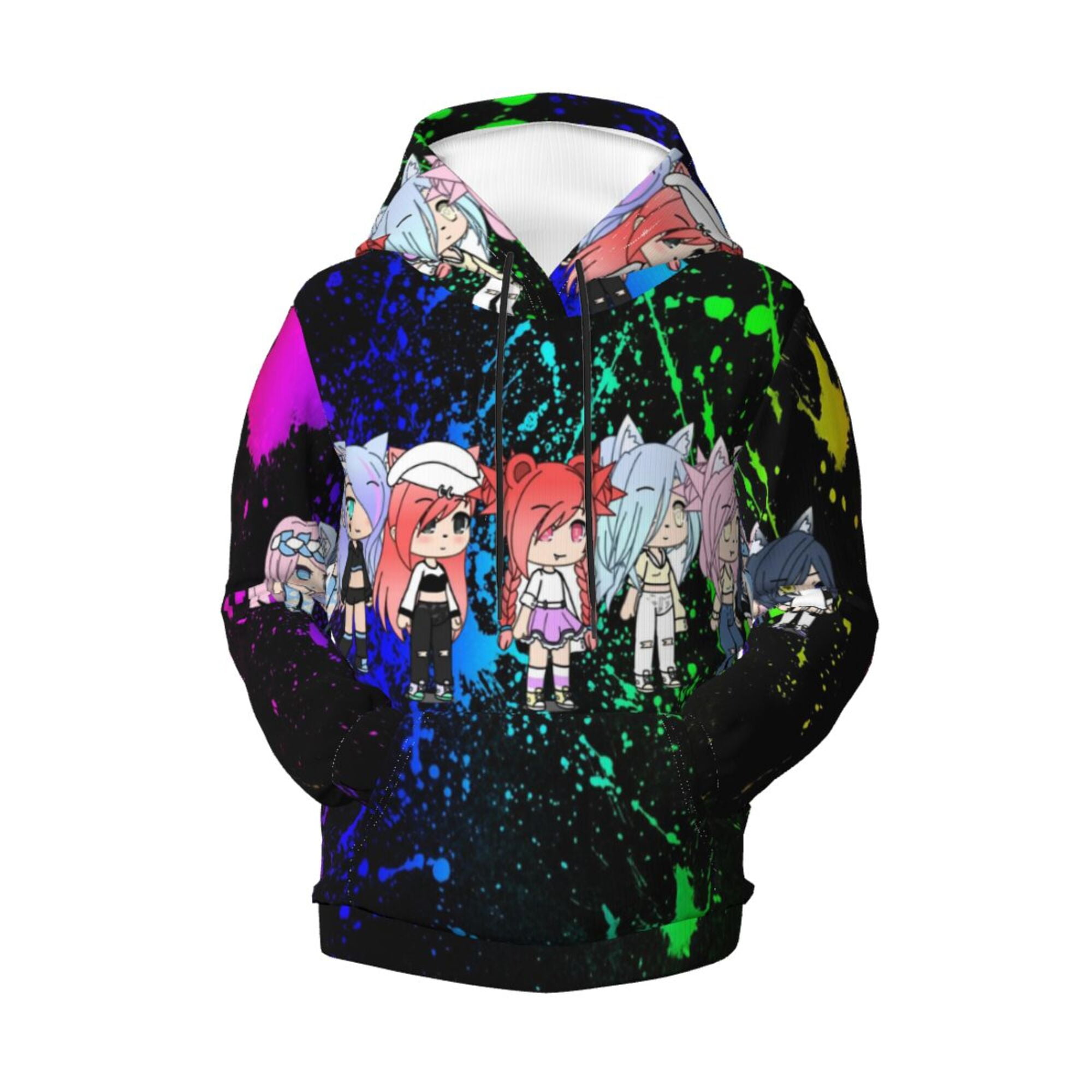 Unisex 3D Printed Galaxy Gacha Life Hoodie Fashion Novelty Pullover ...