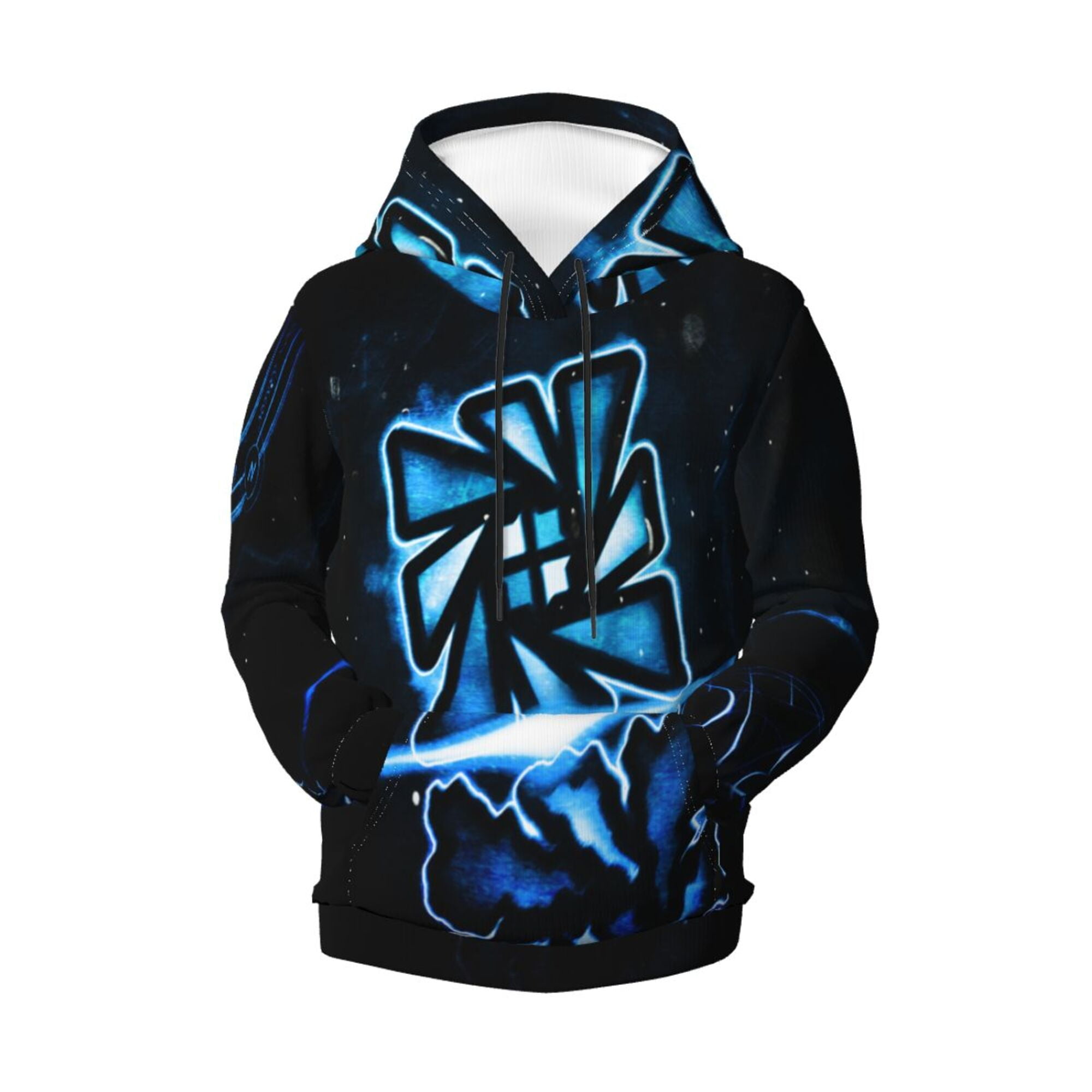 Unisex 3D Printed Geometry Dash Hoodie Fashion Novelty Pullover ...
